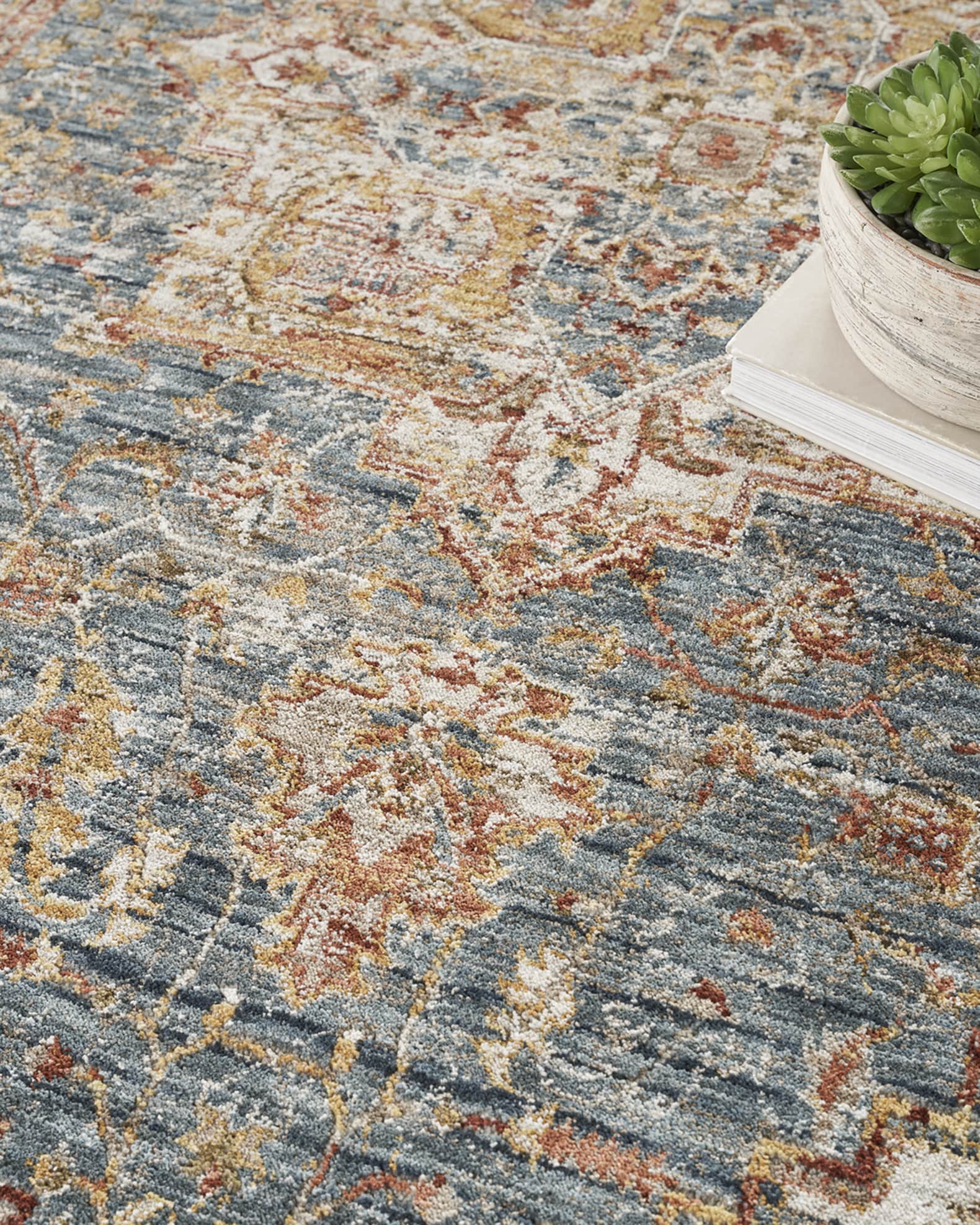 Portland Machine-Loomed Rug | Neiman Marcus