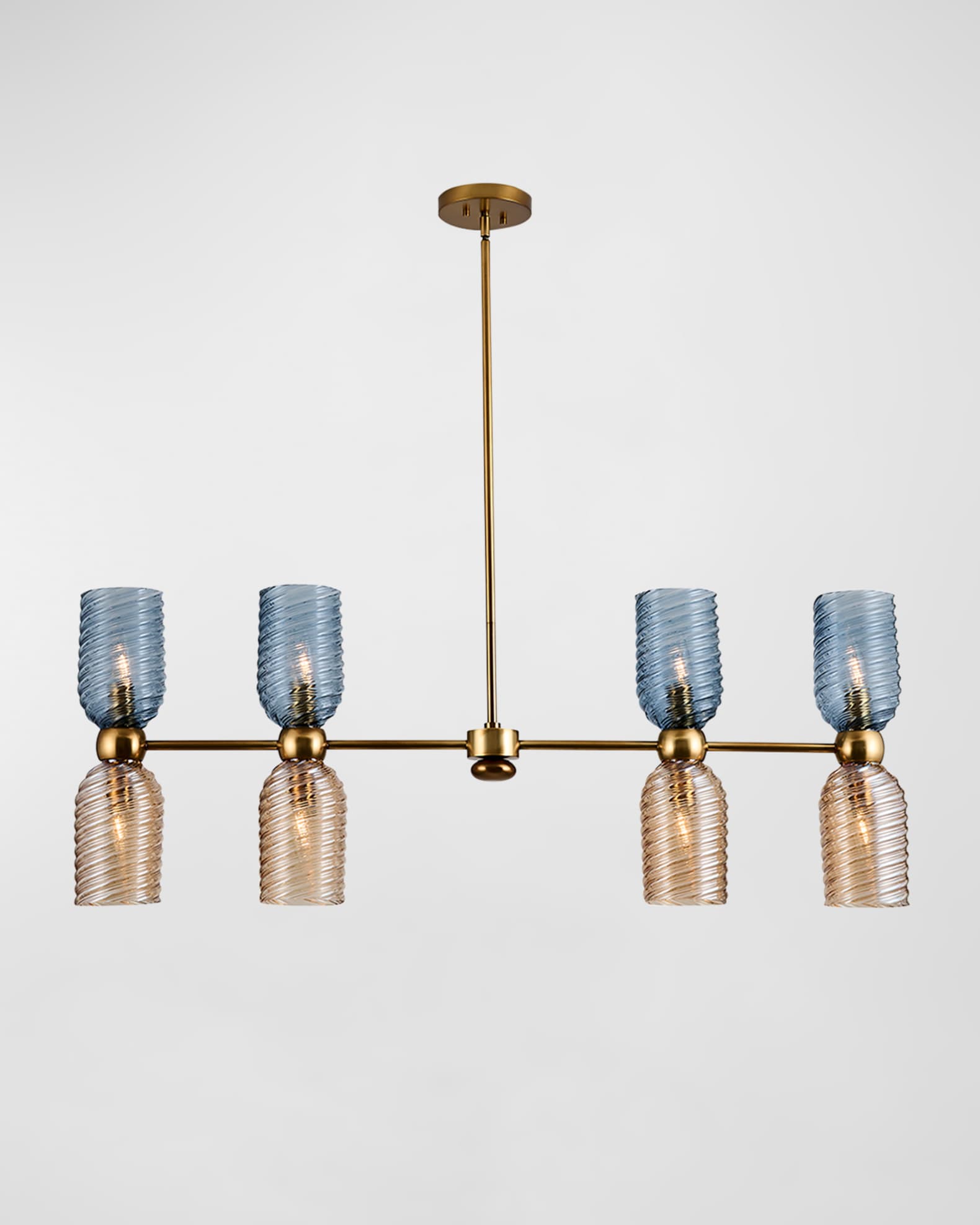 Allegri Crystal by Kalco Lighting Azul 8-Light Island Chandelier ...