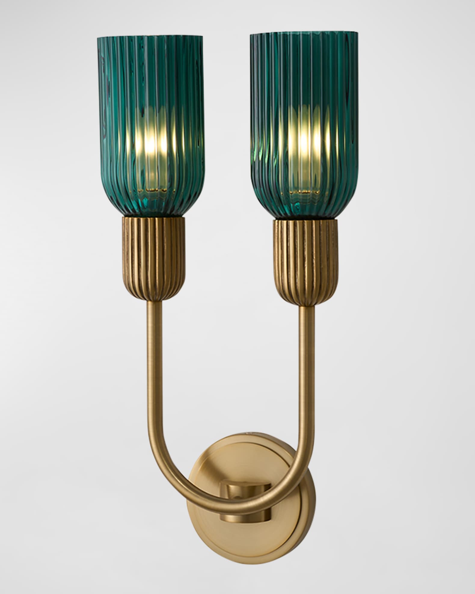 Allegri Crystal by Kalco Lighting Verde Two-Light Sconce | Neiman Marcus