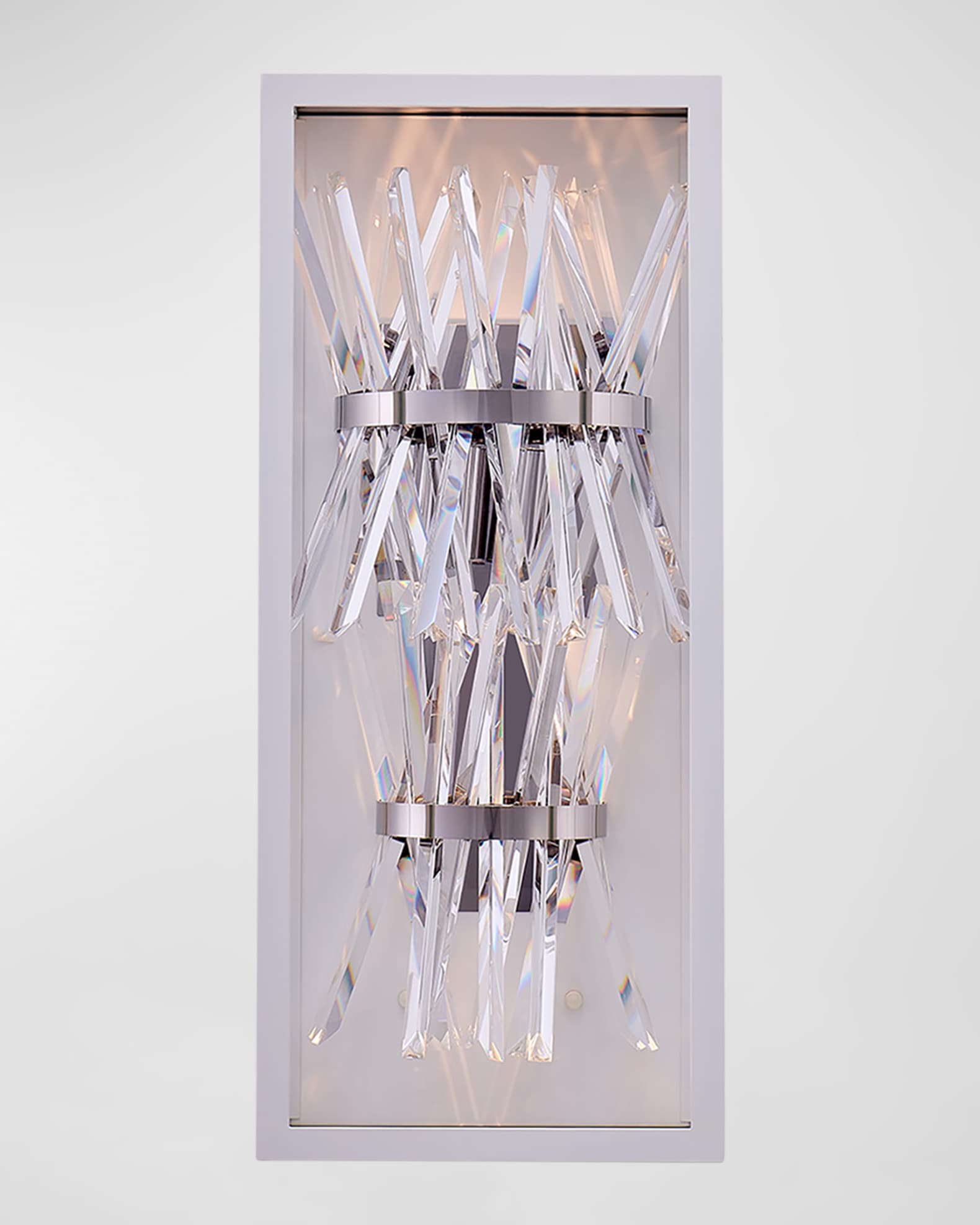 Allegri Crystal by Kalco Lighting Glacier LED Outdoor Sconce, 25 ...