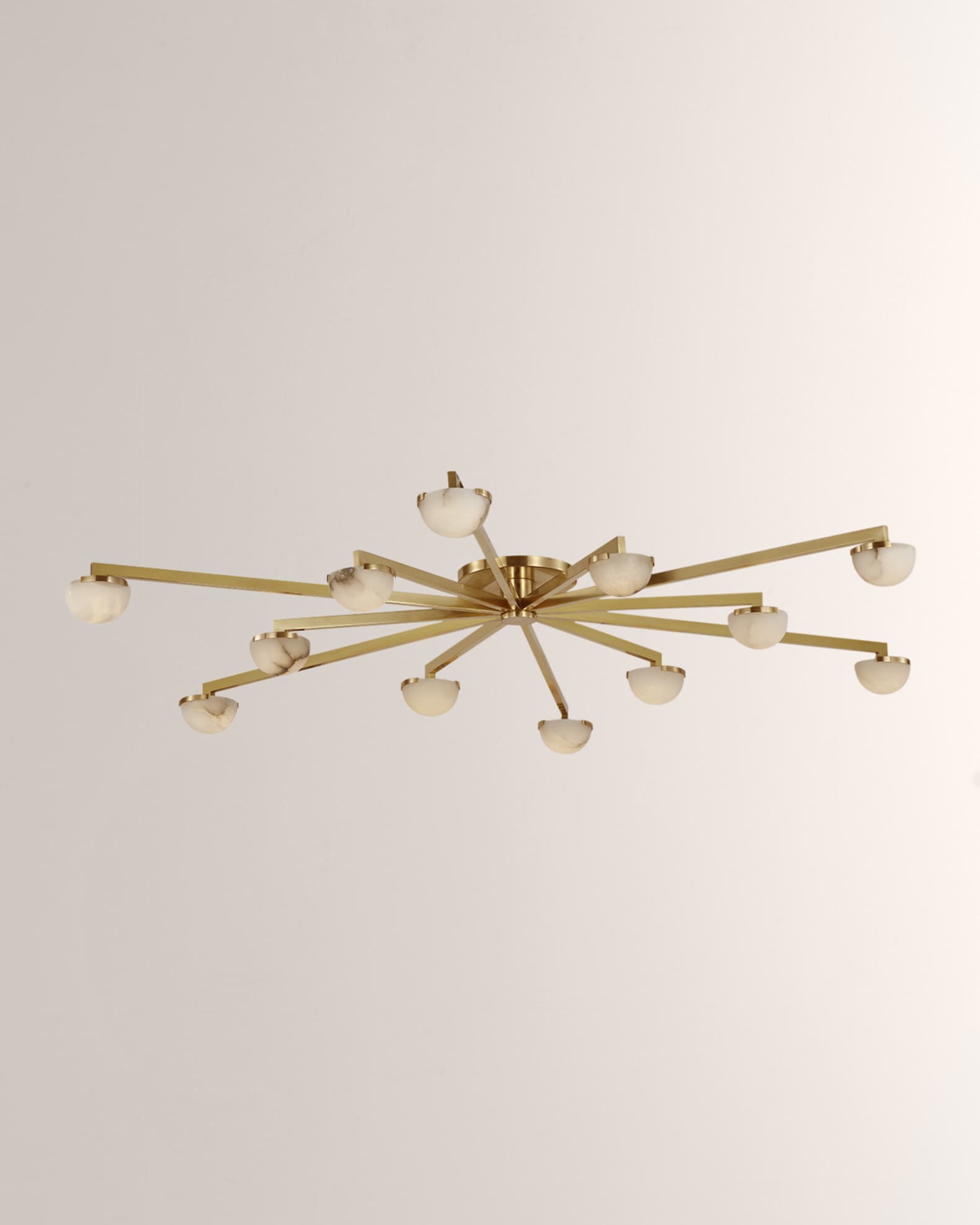 Visual Comfort Signature Pedra Grande Staggered Arm Flush Mount ...