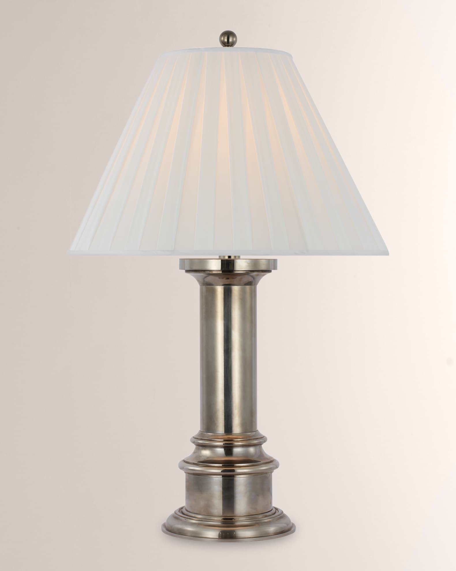 Visual Comfort Signature Hammett Table Lamp With Pleated Shade by Ralph ...