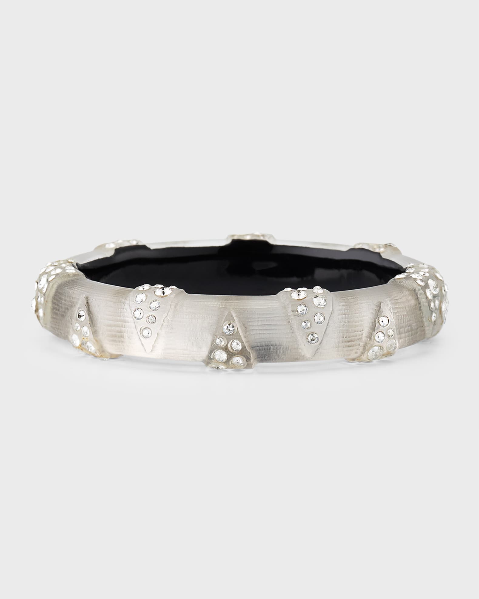 Alexis Bittar Punk Deco Lucite Crystal Hinge Bracelet | Neiman Marcus
