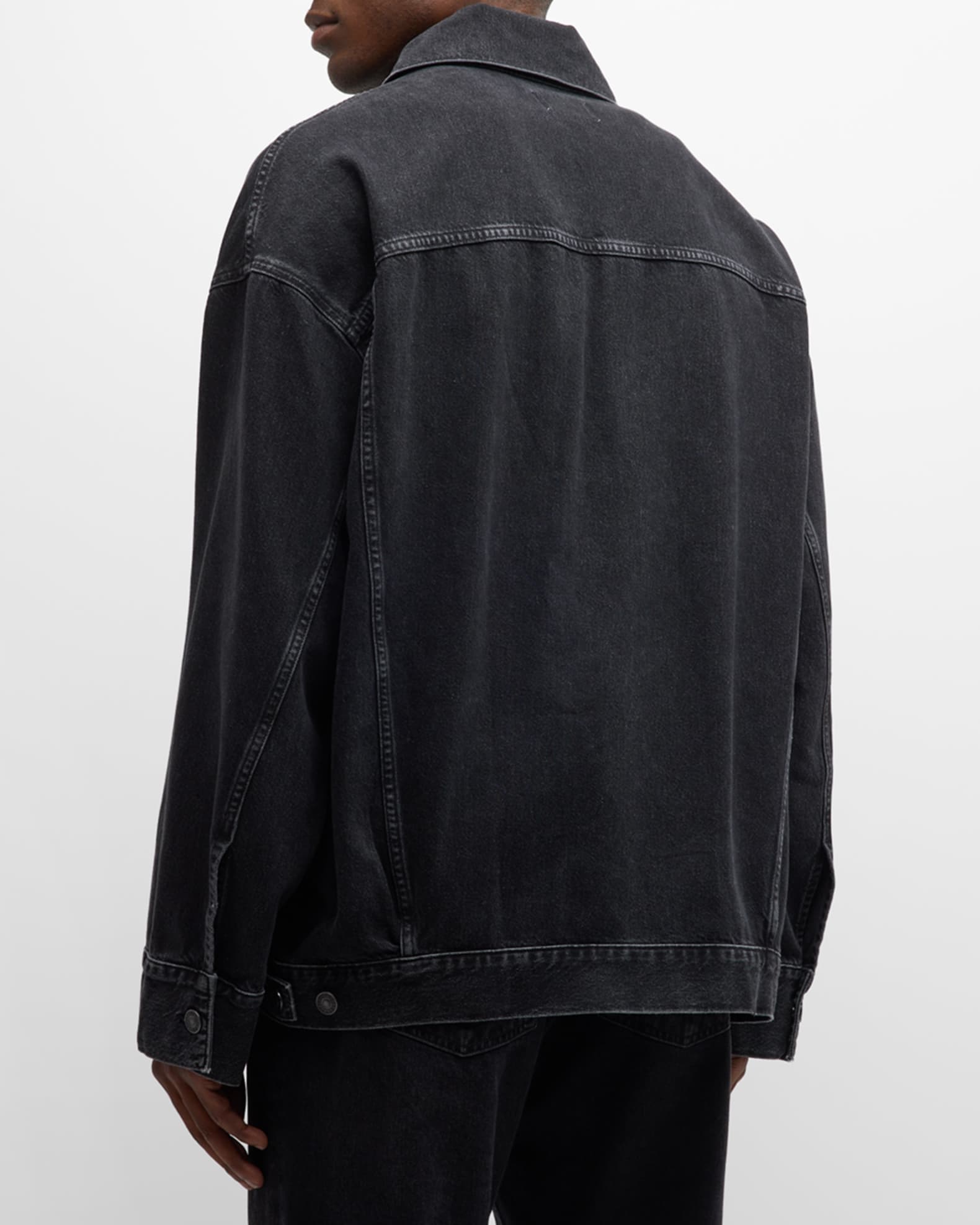 AGOLDE Men's Wayne Relaxed Denim Jacket | Neiman Marcus