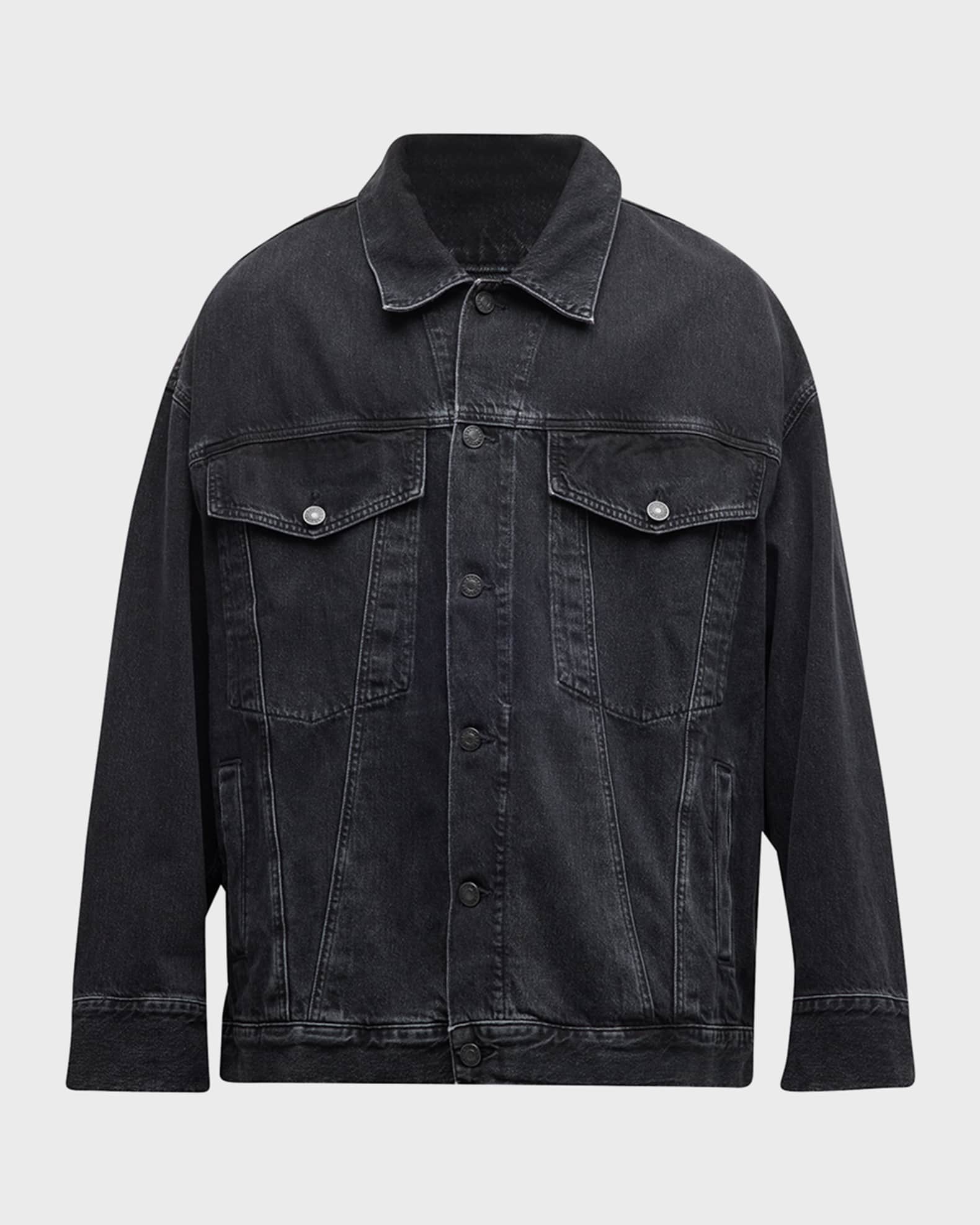 AGOLDE Men's Wayne Relaxed Denim Jacket | Neiman Marcus