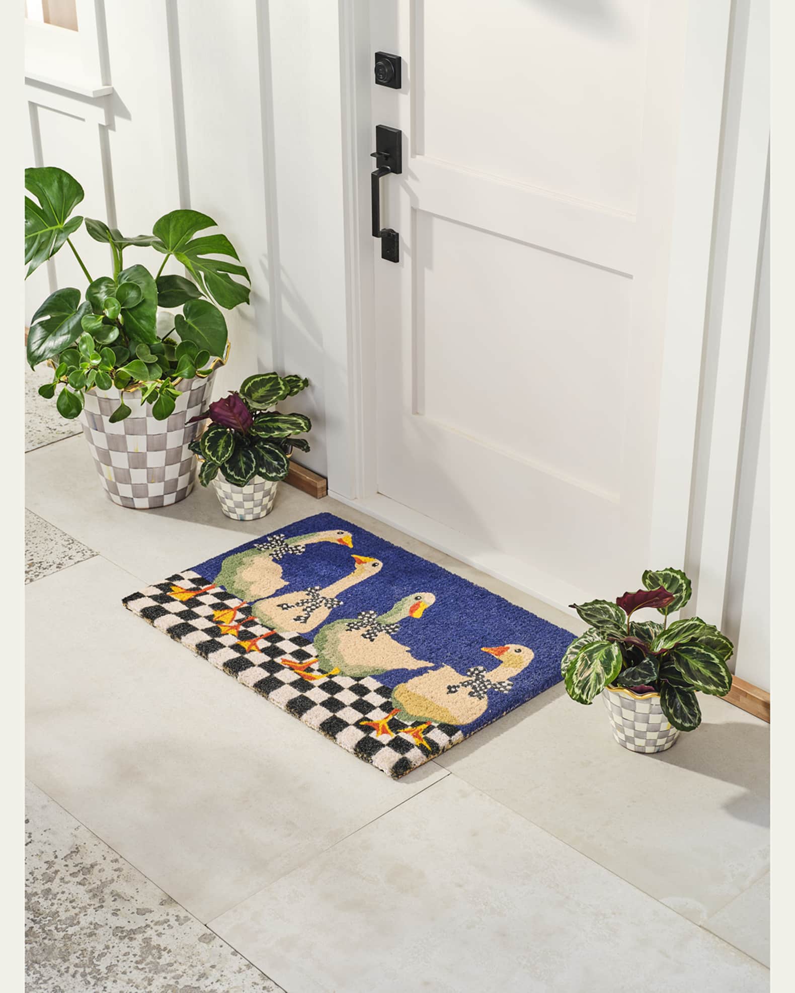 MacKenzie-Childs Gaggle of Geese Entrance Mat | Neiman Marcus
