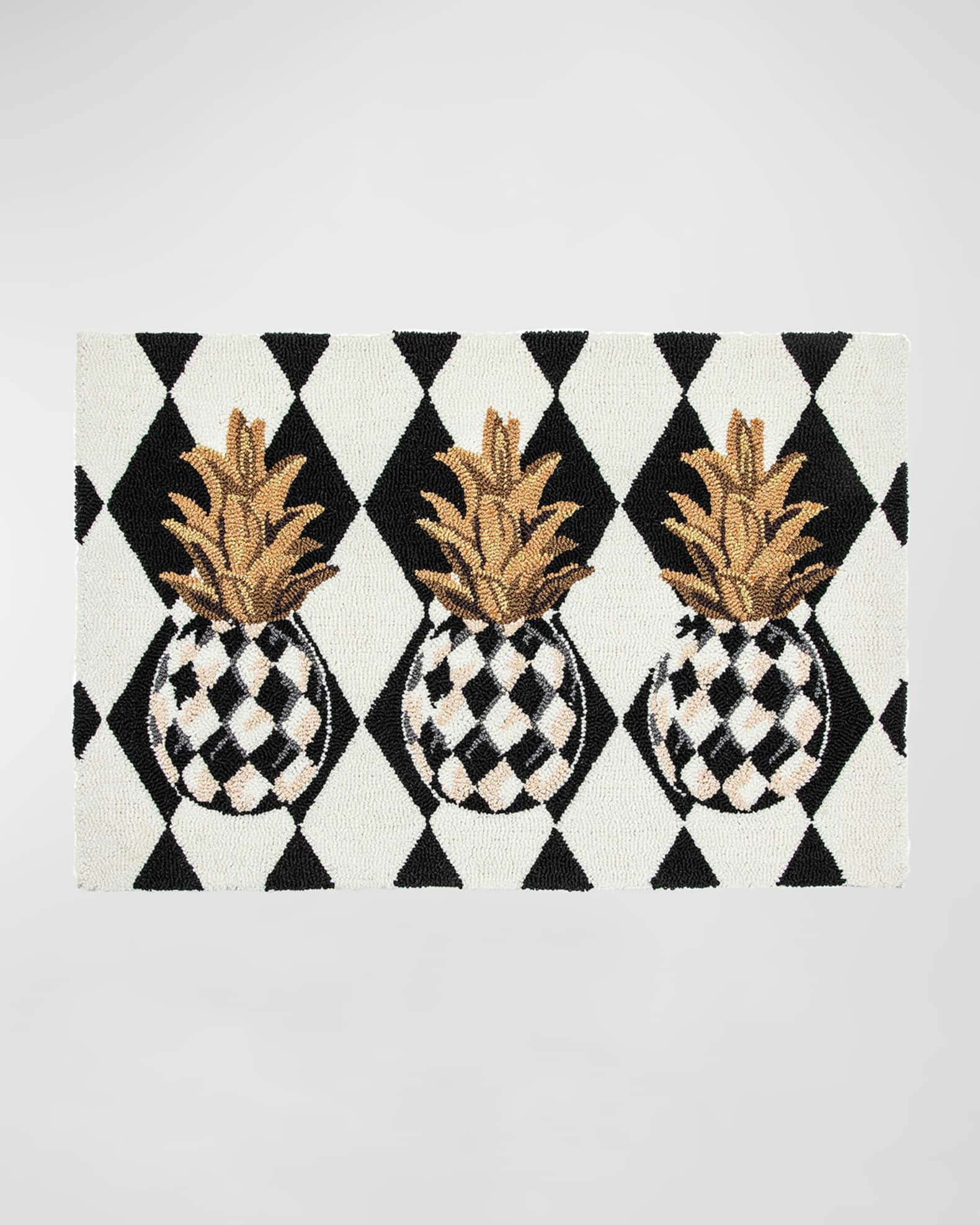 MacKenzie-Childs Pineapple Rug, 2' x 3' | Neiman Marcus