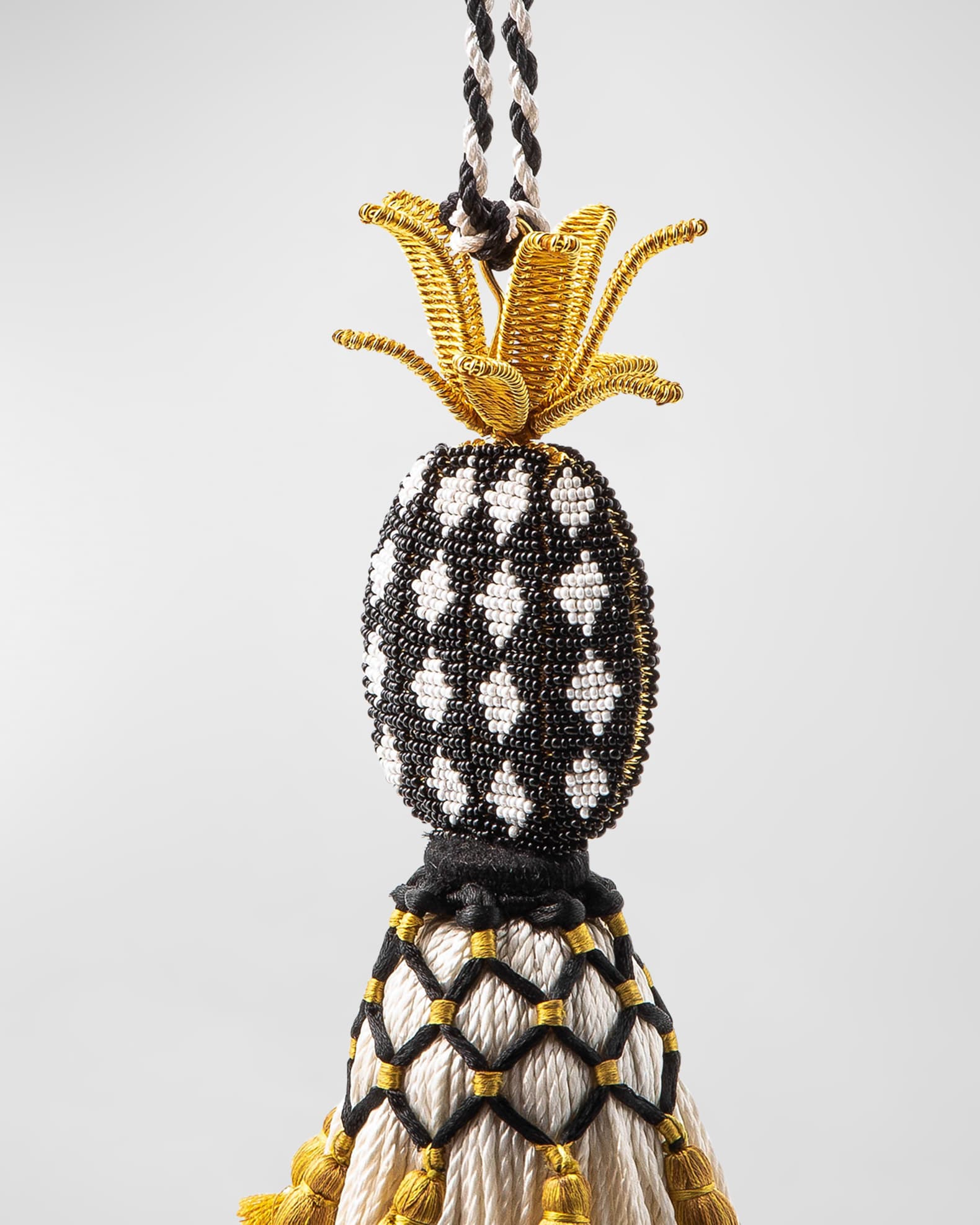 MacKenzie-Childs Beaded Pineapple Tassel | Neiman Marcus