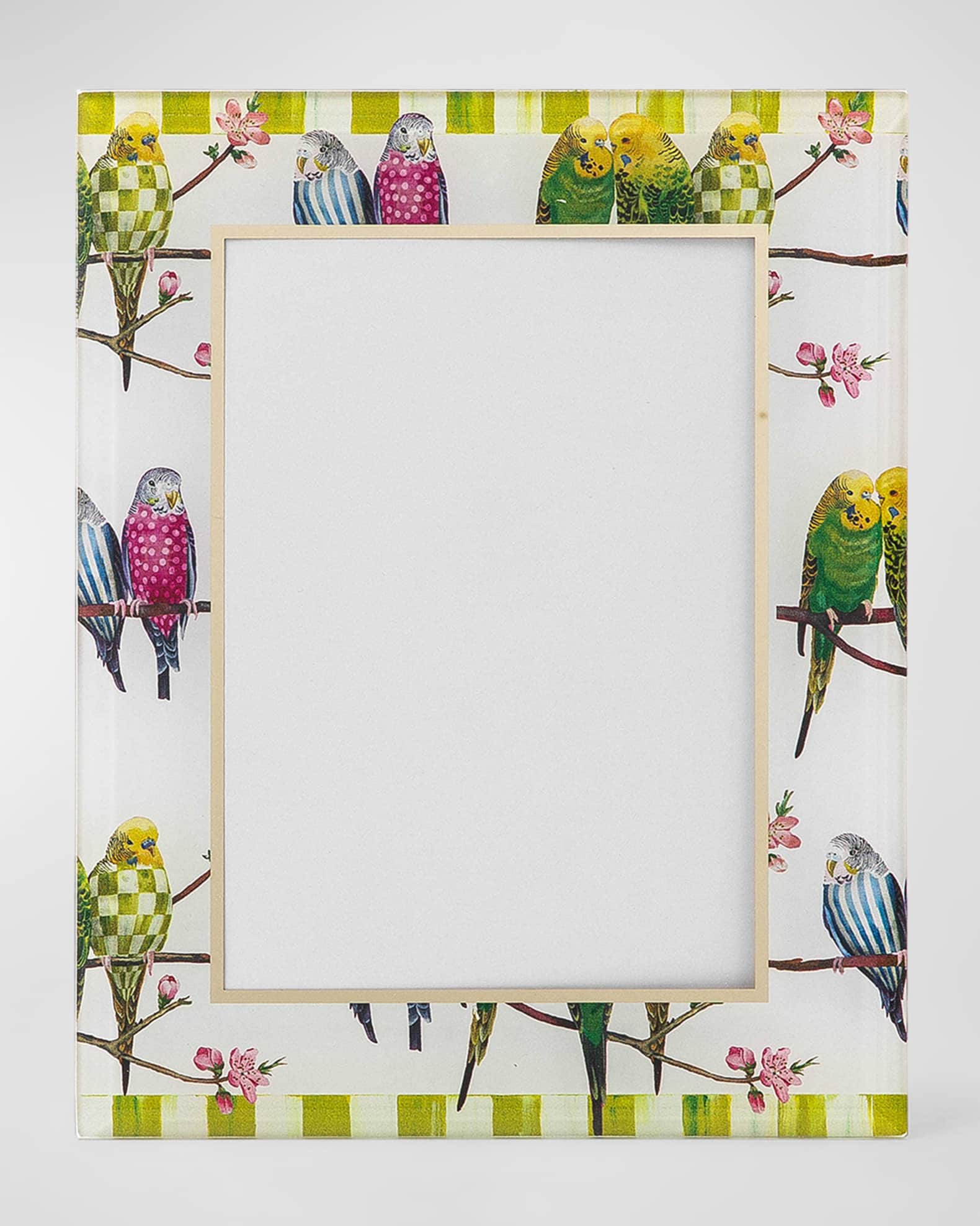 MacKenzie-Childs Parakeet Frame, 5" x 7" | Neiman Marcus