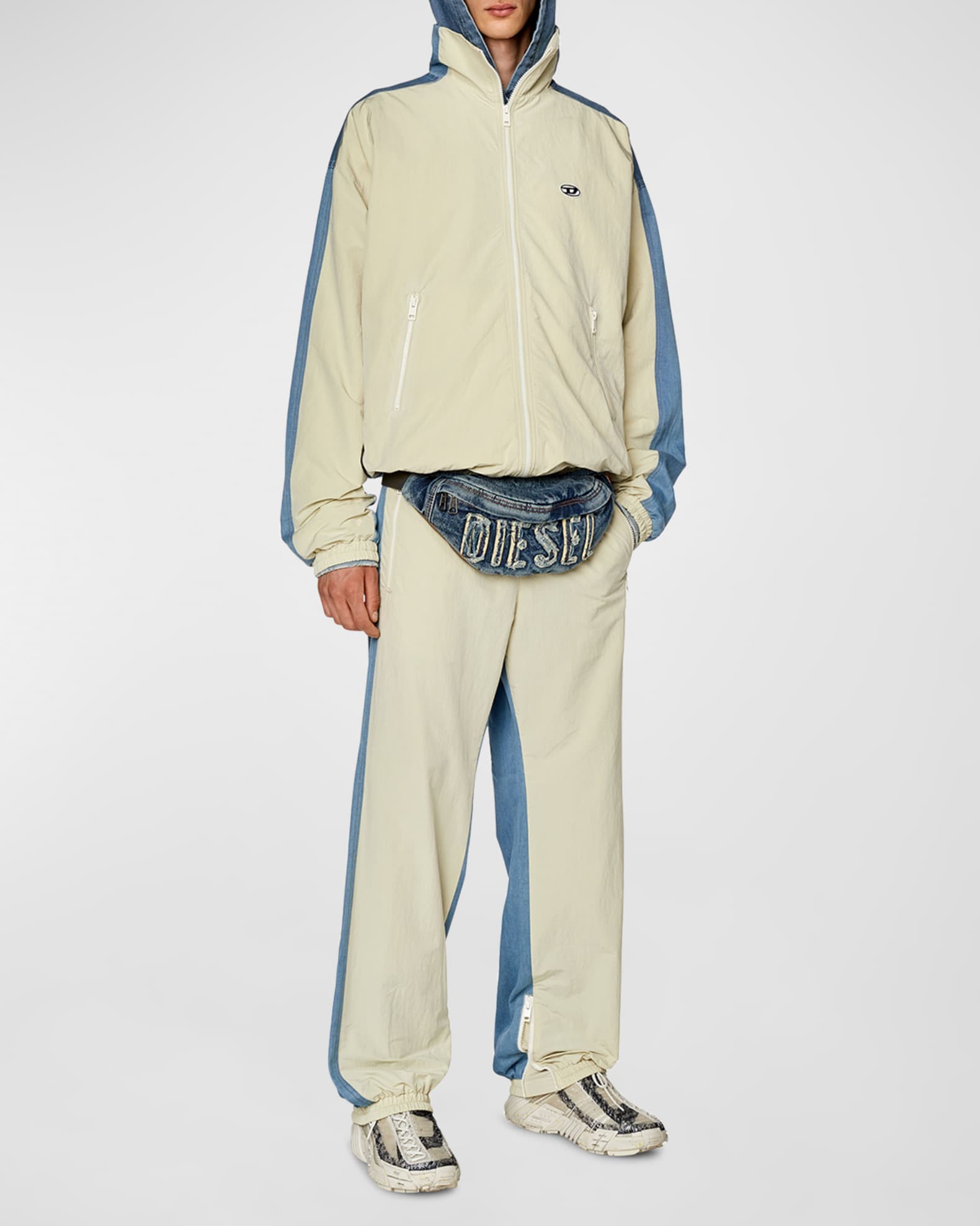 Diesel Men's P-Bright Colorblock Tracksuit Pants | Neiman Marcus
