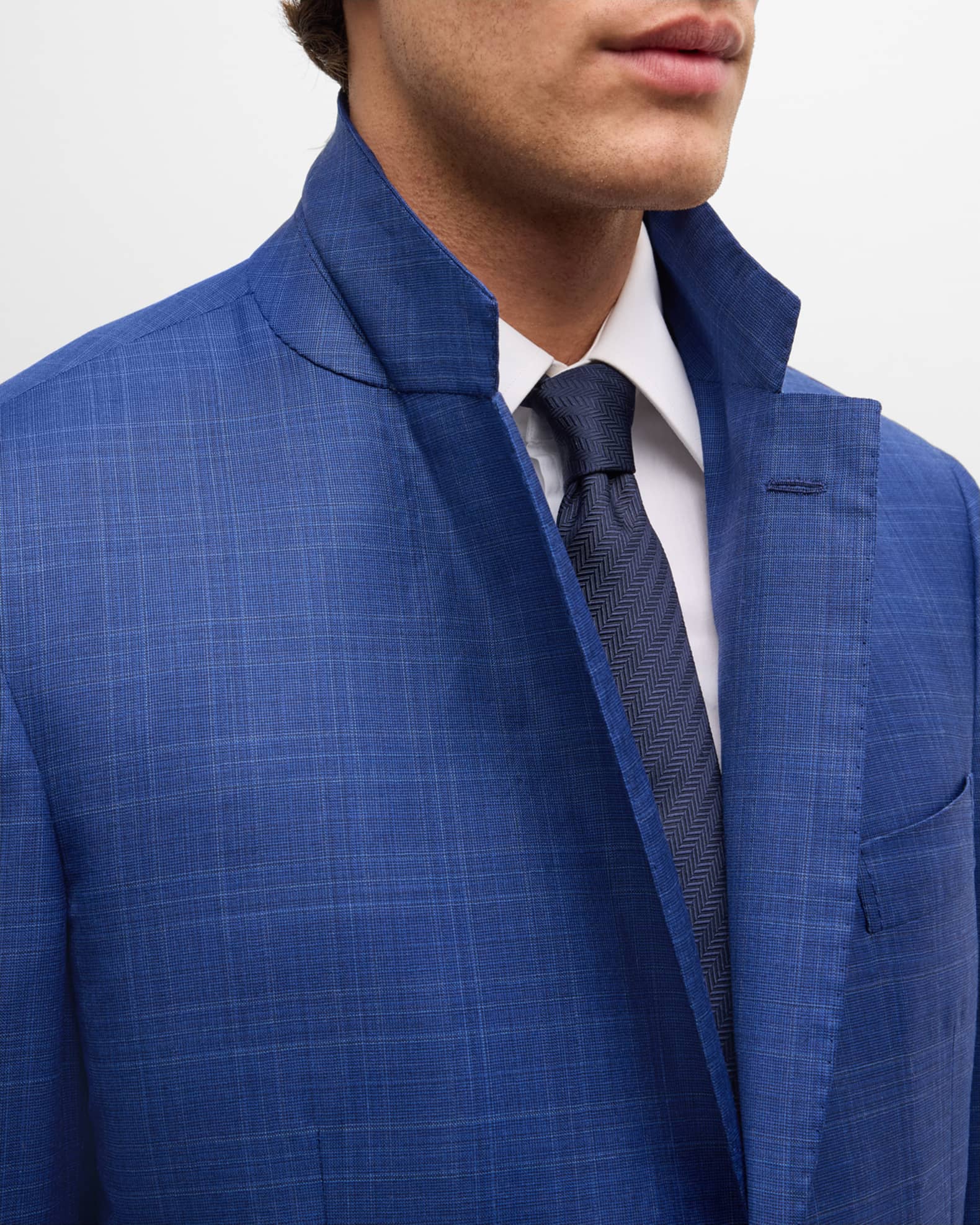 Stefano Ricci Men's Wool Plaid Suit | Neiman Marcus