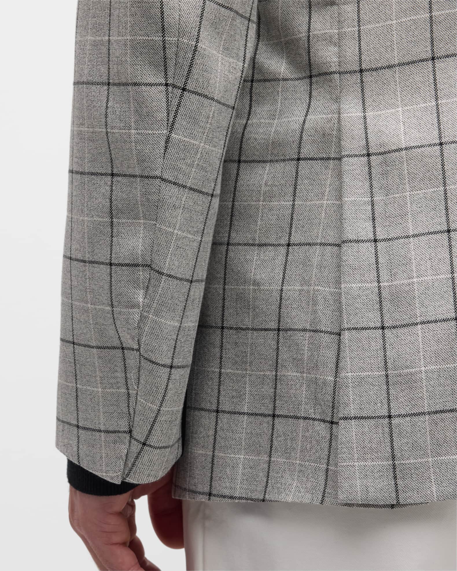 Stefano Ricci Men's Wool and Silk Two-Button Jacket | Neiman Marcus