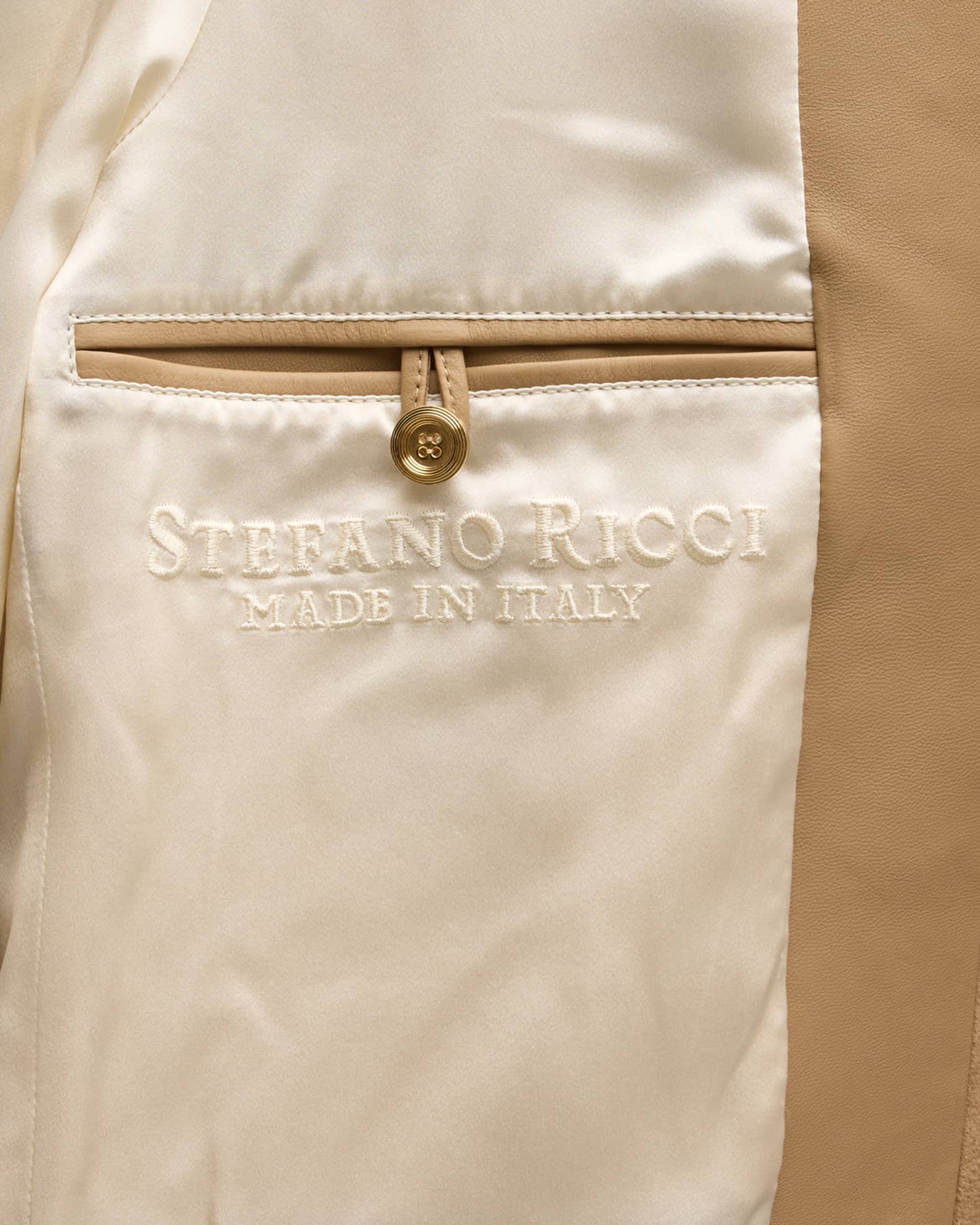 Stefano Ricci Men's Lambskin Suede Blazer | Neiman Marcus