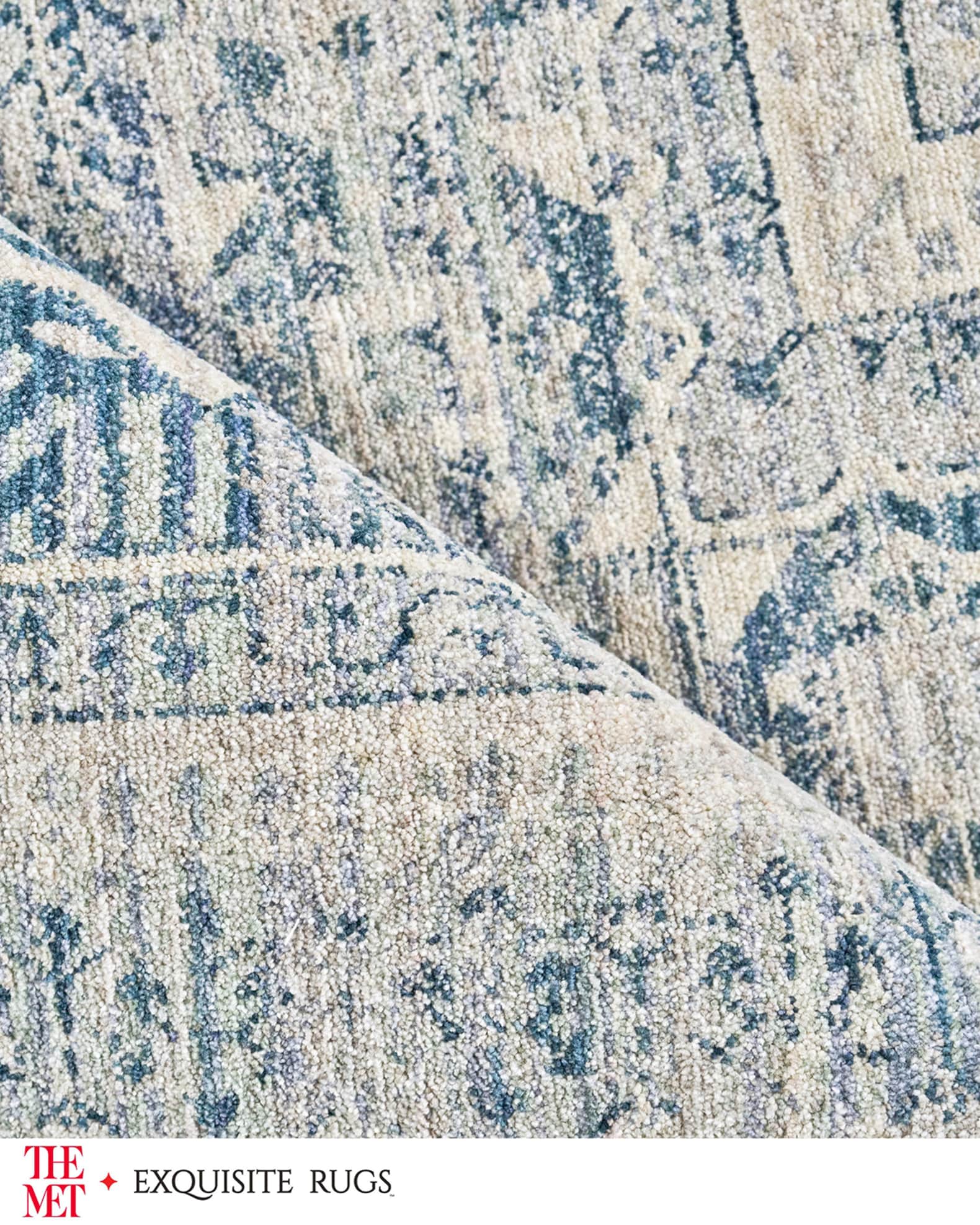 Vintage Loom Blue & Light Blue Rug | Neiman Marcus