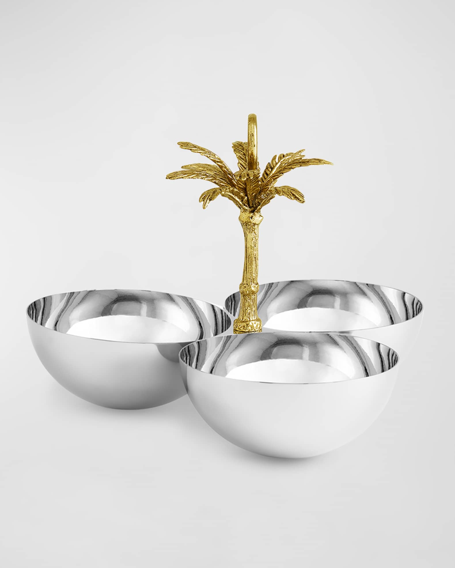 Michael Aram Palm Triple Bowl | Neiman Marcus