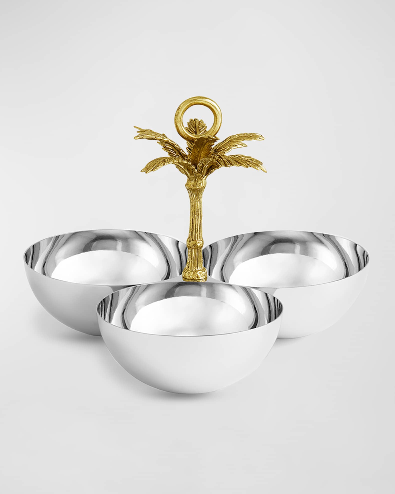 Michael Aram Palm Triple Bowl | Neiman Marcus