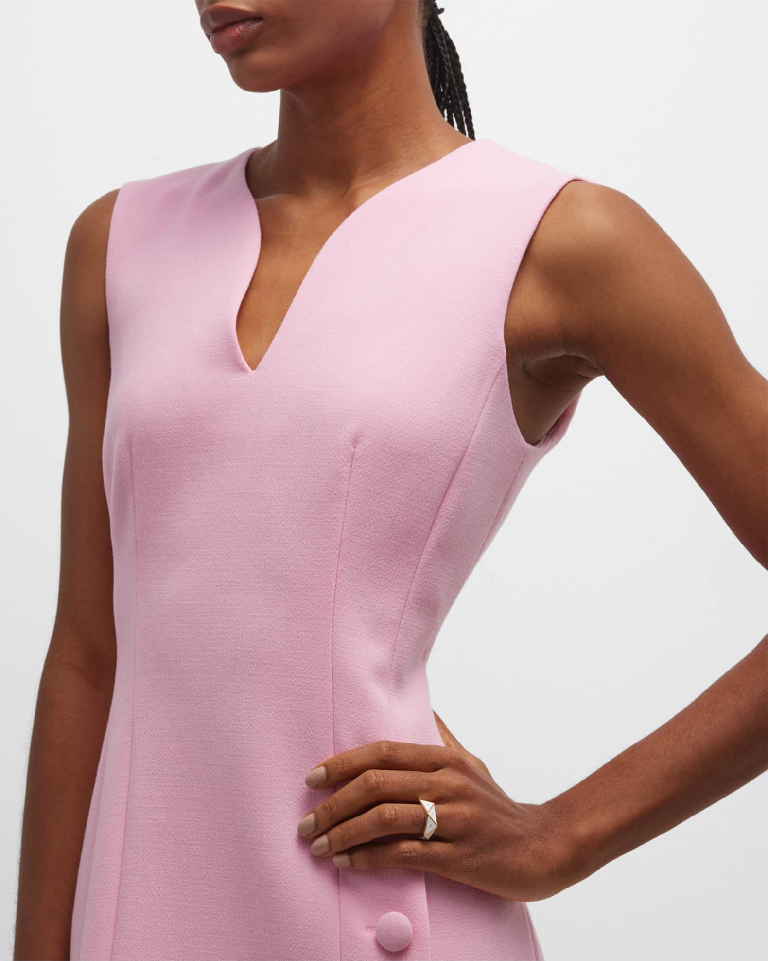 Fern Freeman Jewelry 18K Yellow Gold White Ceramic Pentagon Ring with ...