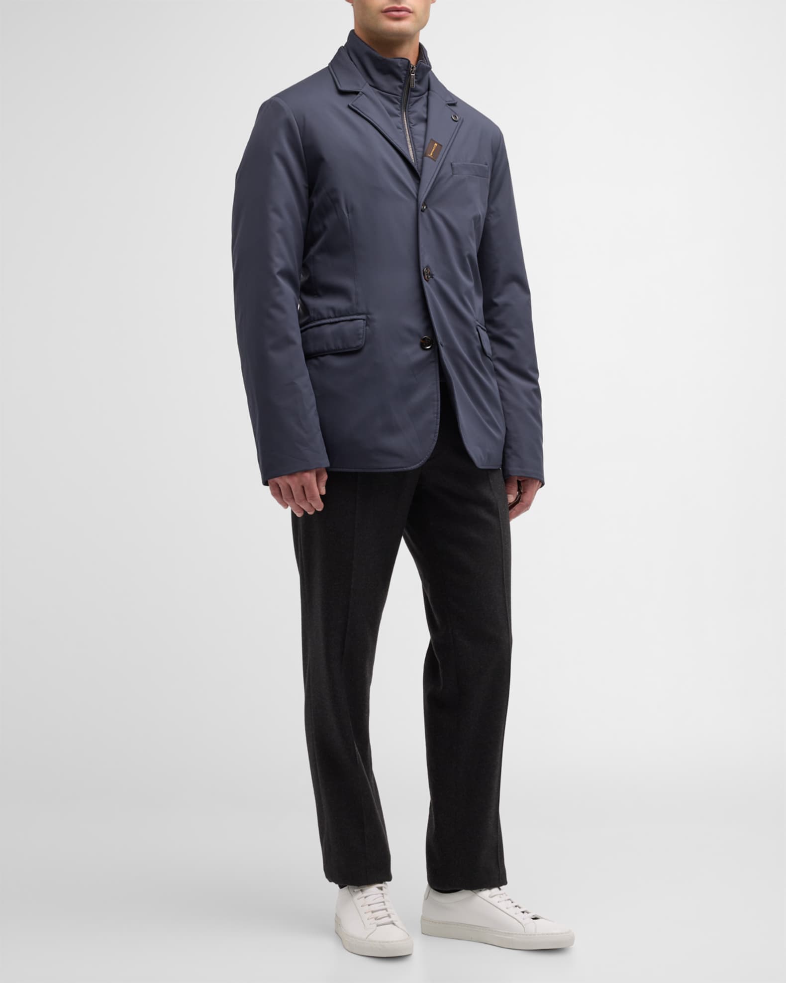 MooRER Men's Tech Blazer with Removable Bib | Neiman Marcus