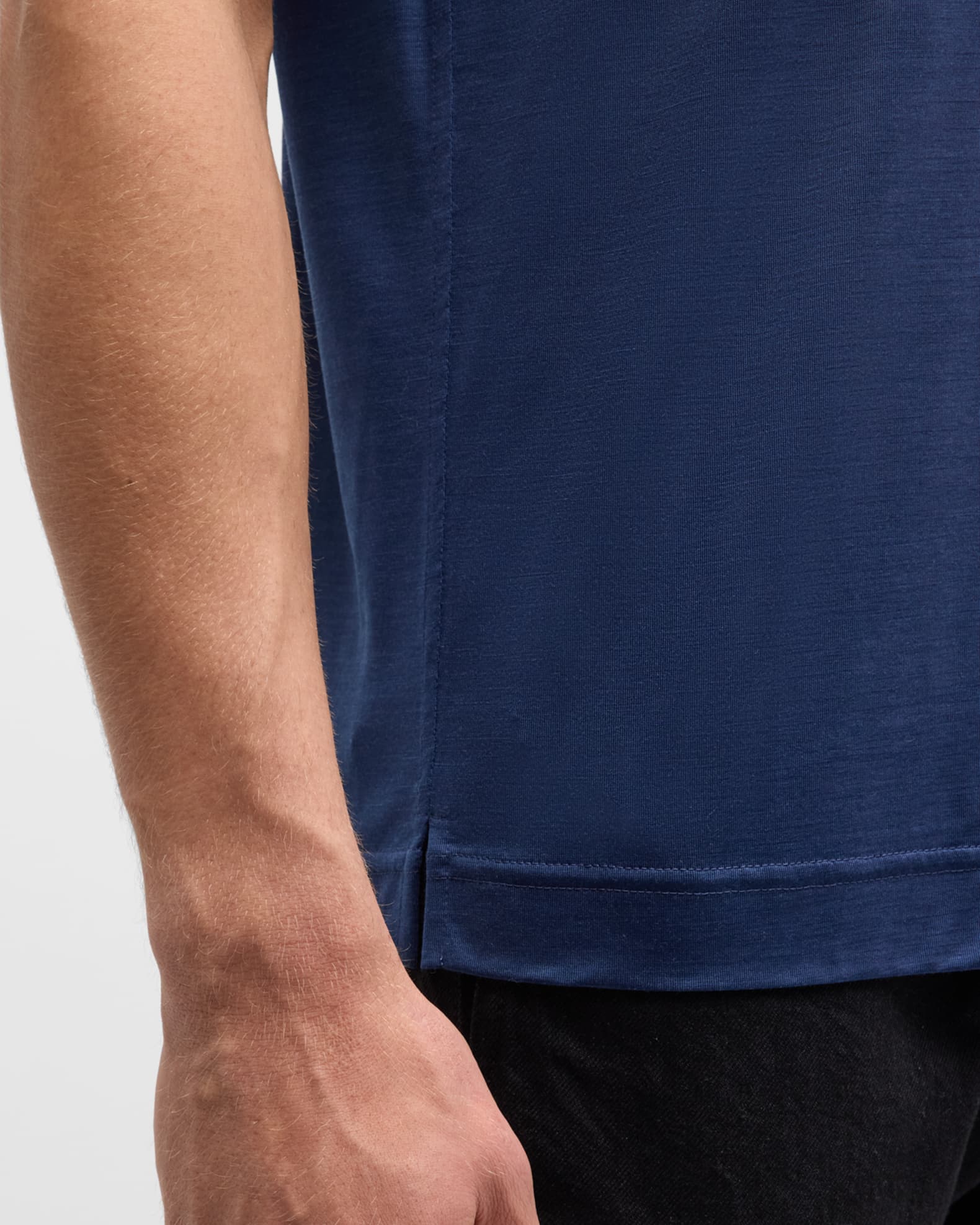 Stefano Ricci Men's Wool Knit Quarter-Zip Polo Shirt | Neiman Marcus