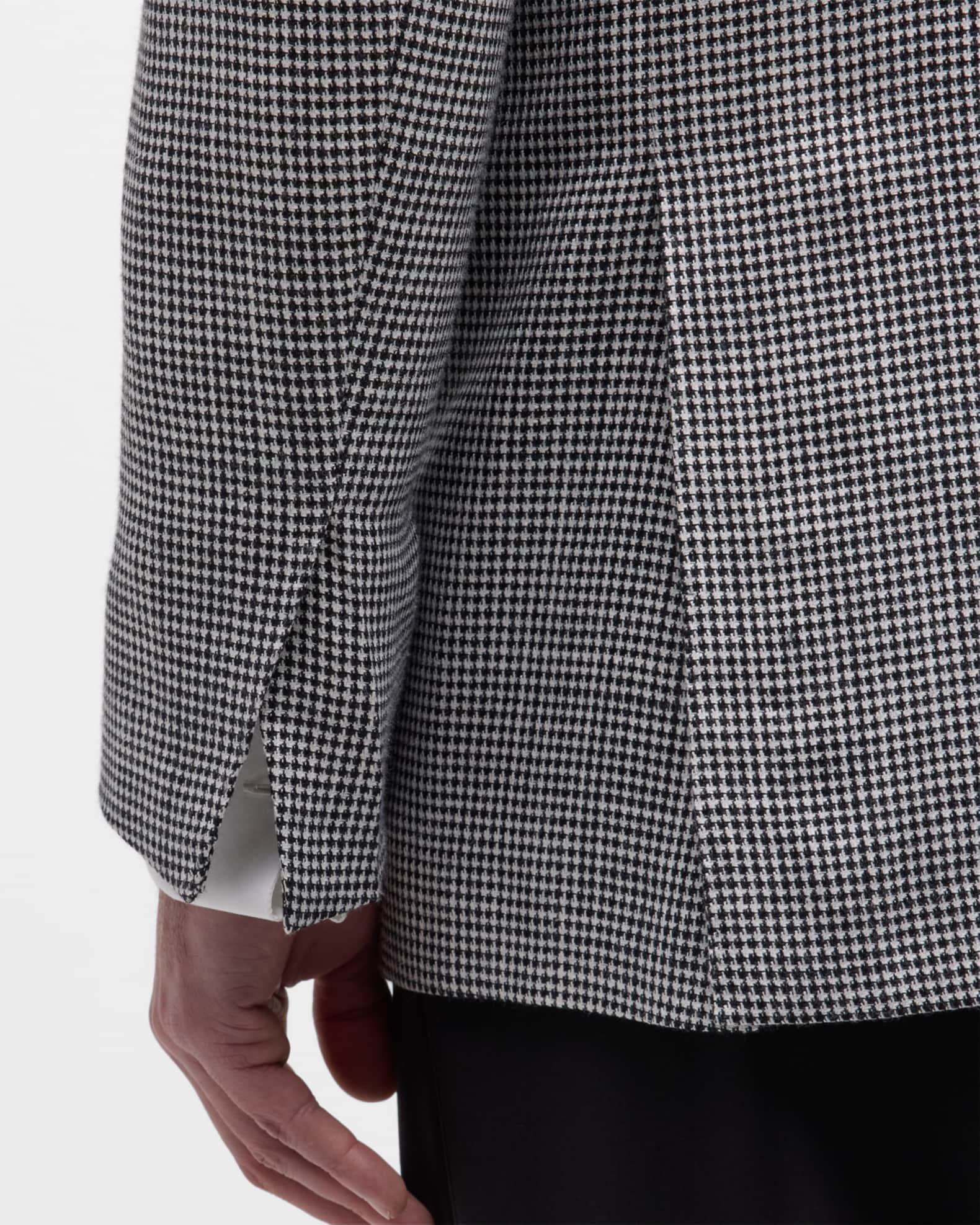 Kiton Men's Check Cashmere-Wool Dinner Jacket | Neiman Marcus