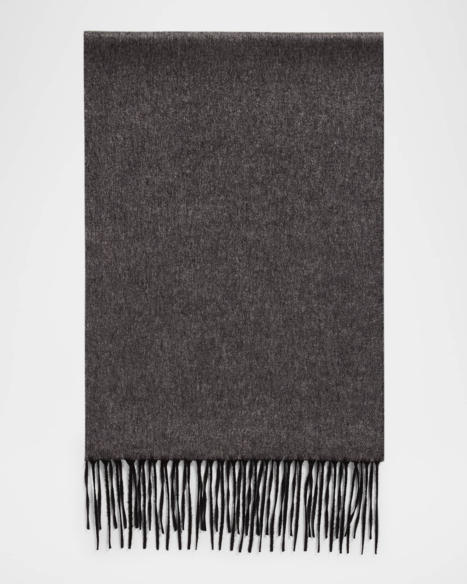 PIACENZA 1733 Men's Two-Tone Cashmere-Silk Scarf | Neiman Marcus