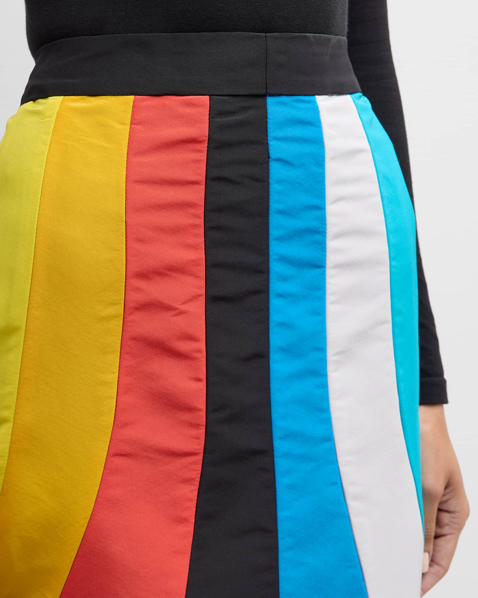 CHRISTOPHER JOHN ROGERS Colorblock Tie-Back Trumpet Maxi Skirt | Neiman ...