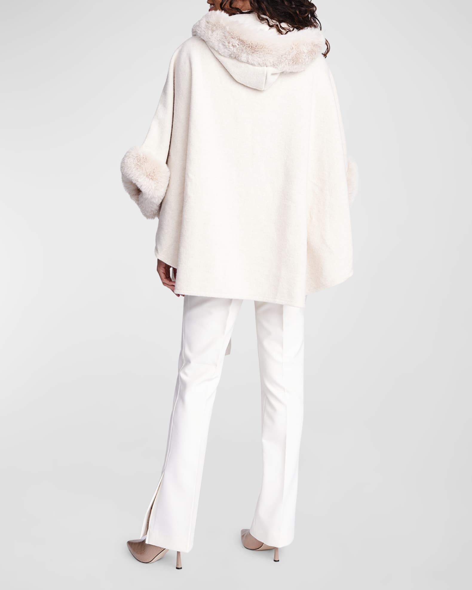 Pia Rossini Nadine Faux Fur Wrap | Neiman Marcus