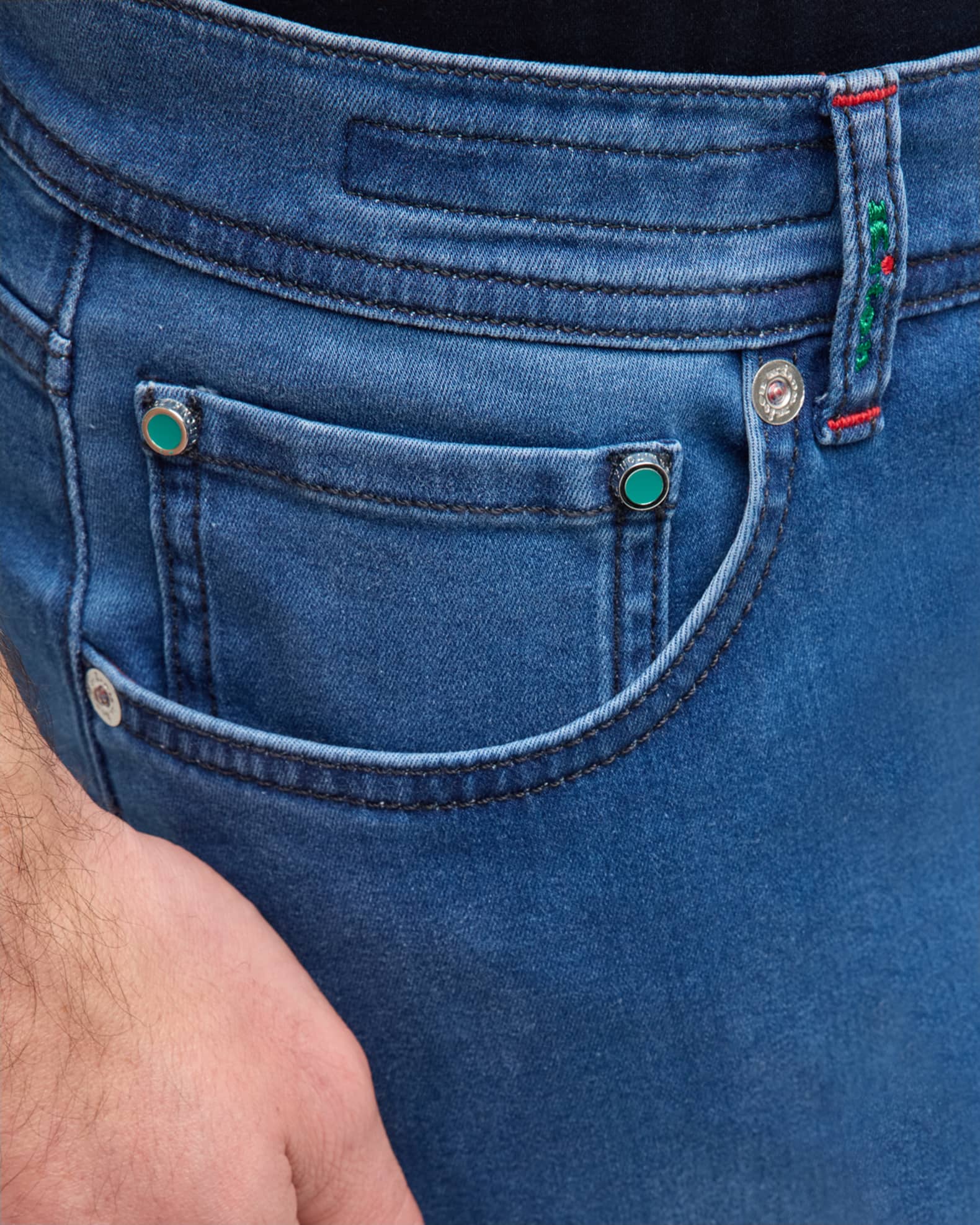 Kiton Men's Slim-Straight Light-Wash Jeans | Neiman Marcus