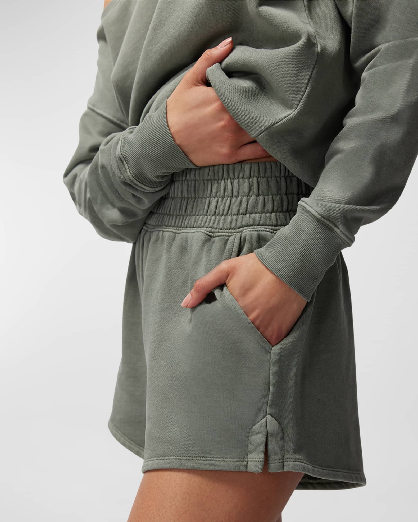 Spiritual Gangster Cotton Dolphin Shorts | Neiman Marcus