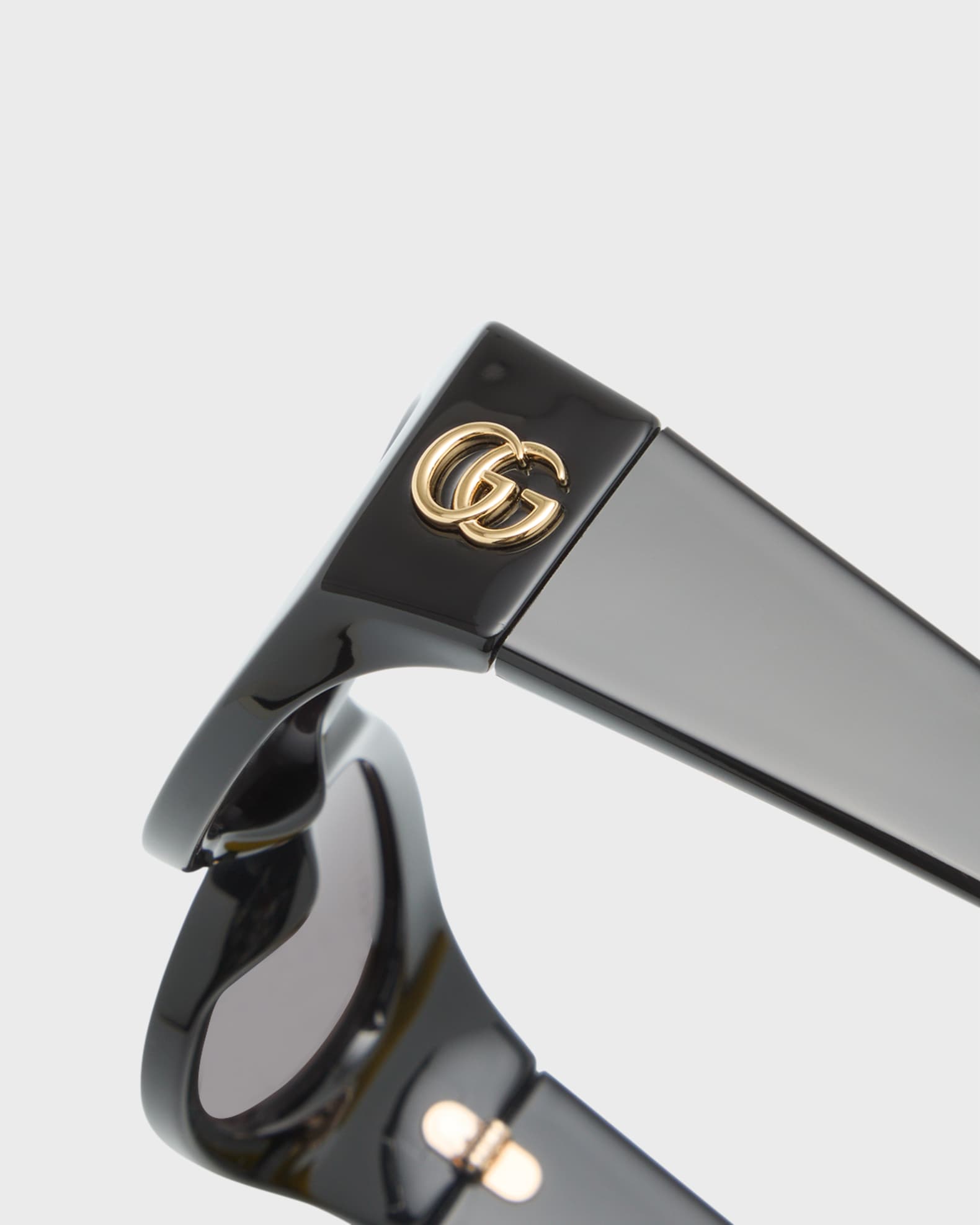 Gucci Monogram Acetate Cat-Eye Sunglasses | Neiman Marcus