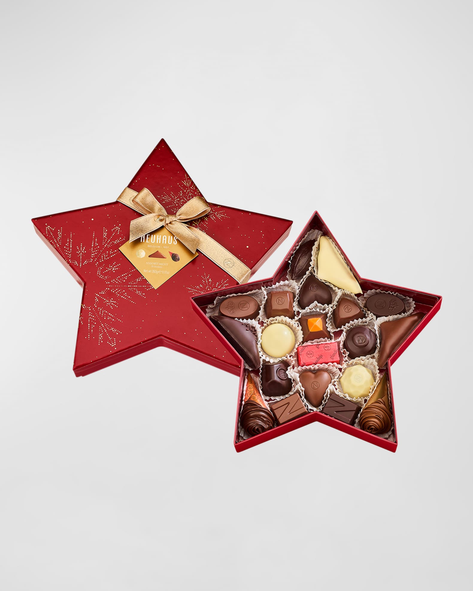 Neuhaus Chocolate 20-Piece Holiday Star Chocolate Gift Box | Neiman Marcus