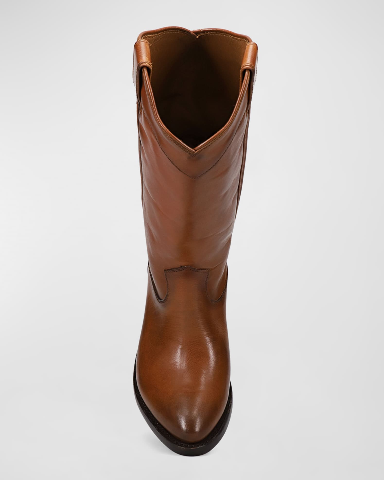 Frye Billy Daisy Leather Tall Western Boots | Neiman Marcus