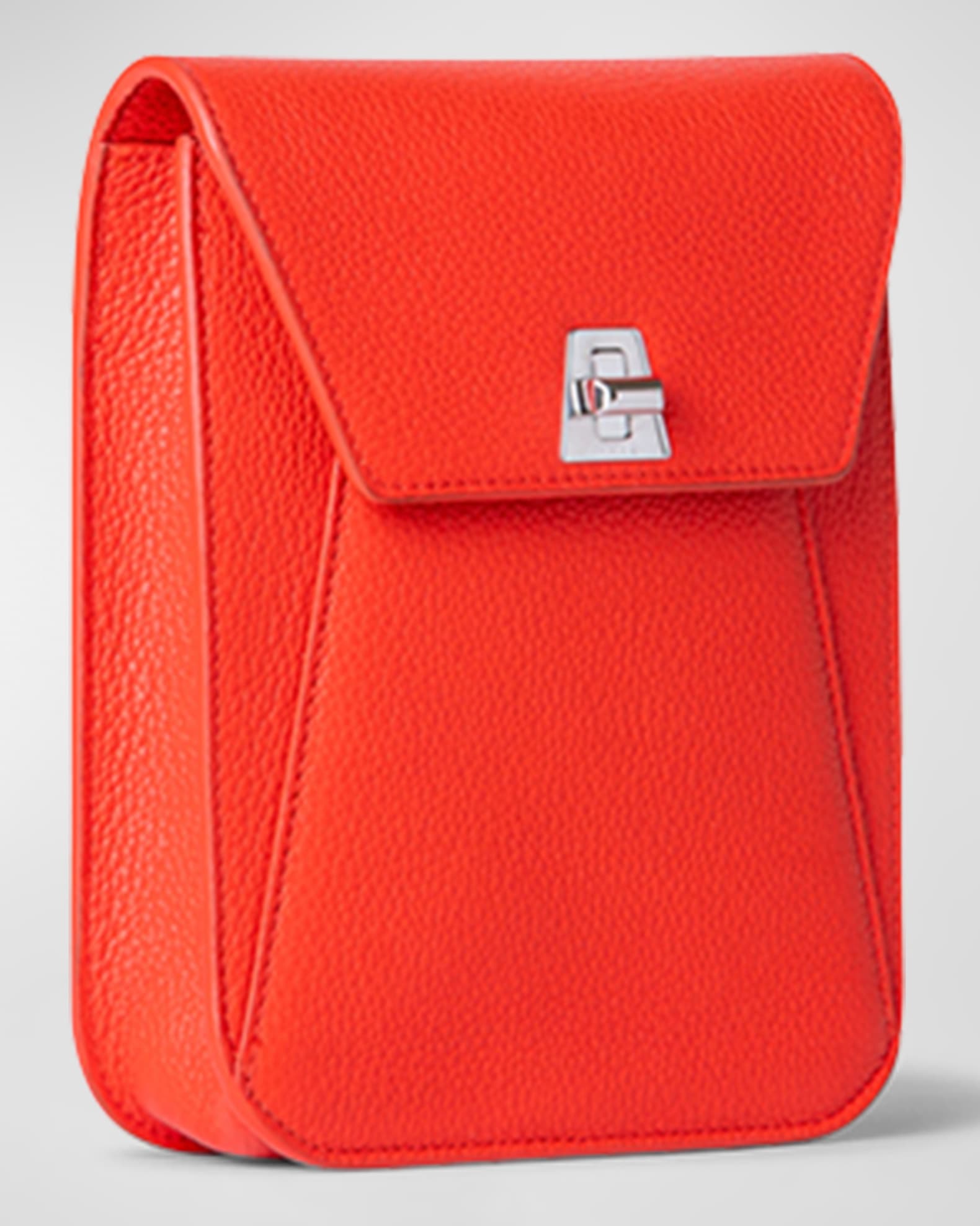 Akris Anouk Mini Leather Messenger Bag | Neiman Marcus