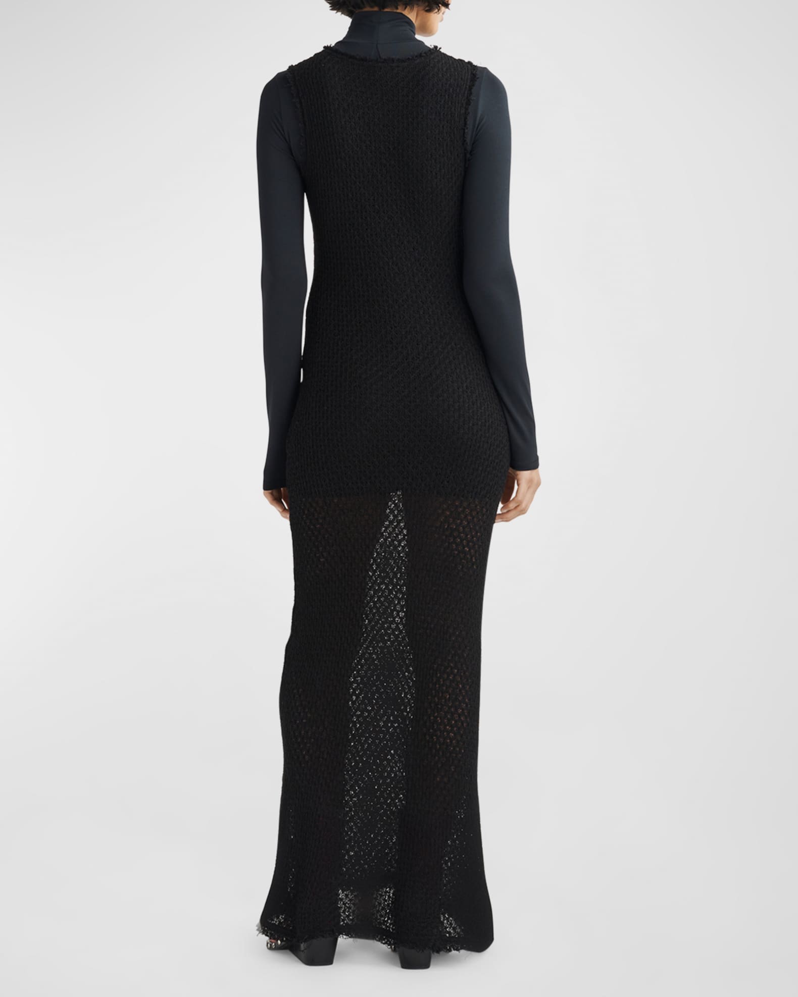 Rag & Bone Carine Sleeveless Crochet Maxi Dress | Neiman Marcus