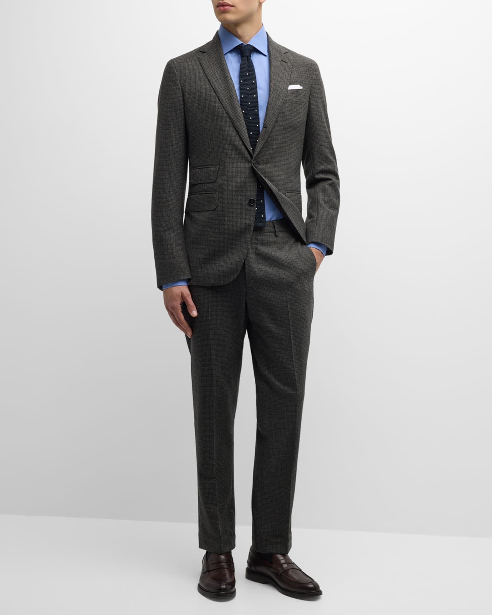 Sid Mashburn Men's Virgil No. 2 Brushed Hopsack Check Sport Coat ...