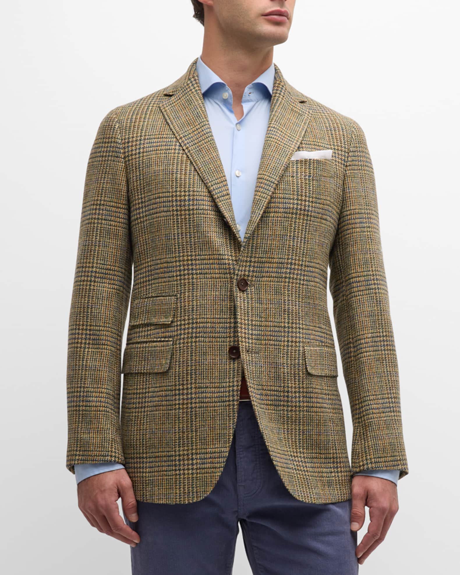 Sid Mashburn Men's Virgil No. 2 Tweed Glen Plaid Sport Coat | Neiman Marcus