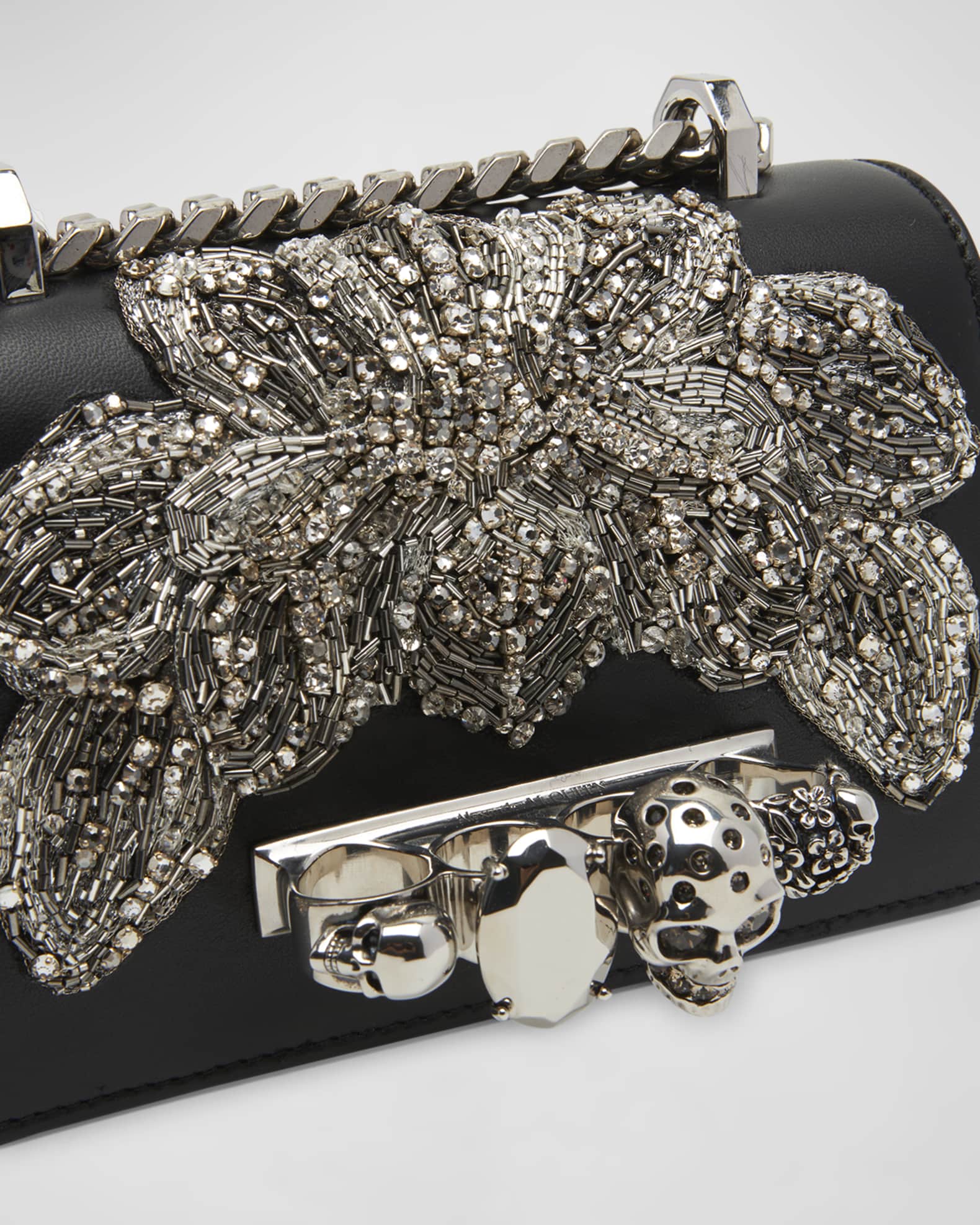 Alexander McQueen Mini Skull Jewel Shoulder Bag | Neiman Marcus