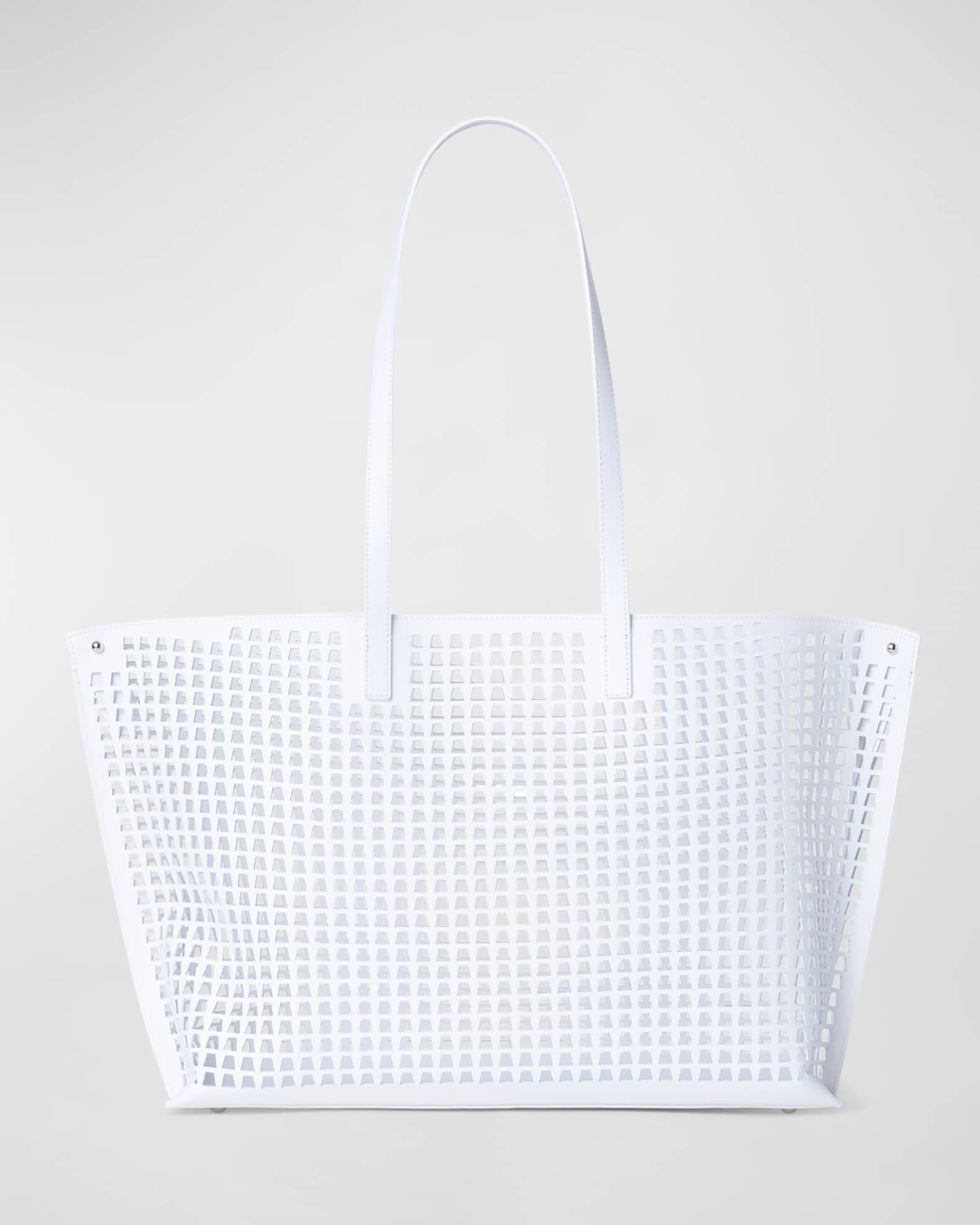 Akris Ai Medium Trapezoid Laser-Cut Tote Bag | Neiman Marcus