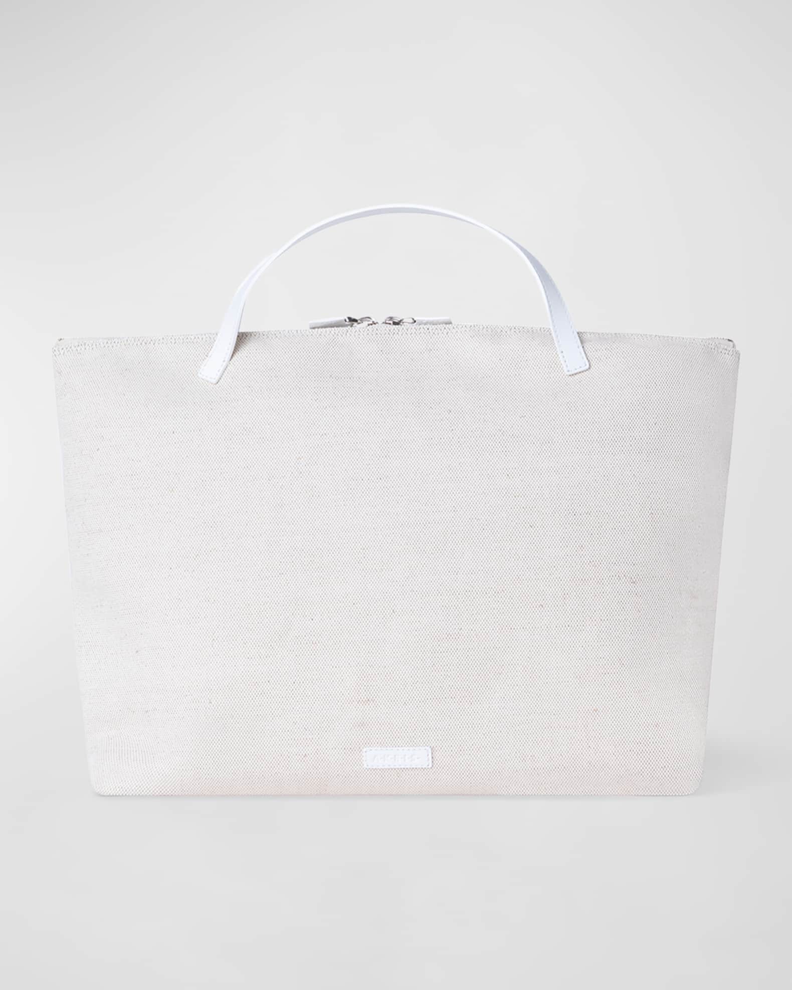 Akris Ai Medium Trapezoid Laser-Cut Tote Bag | Neiman Marcus