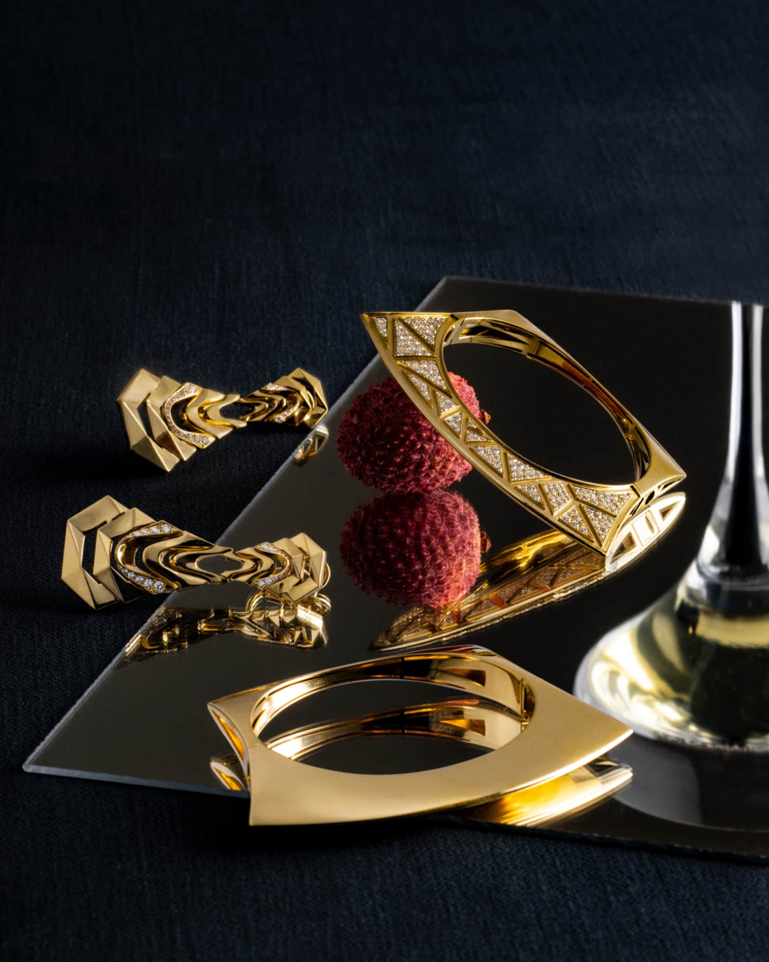 Dries Criel 18k Yellow Gold Lotus Bracelet | Neiman Marcus