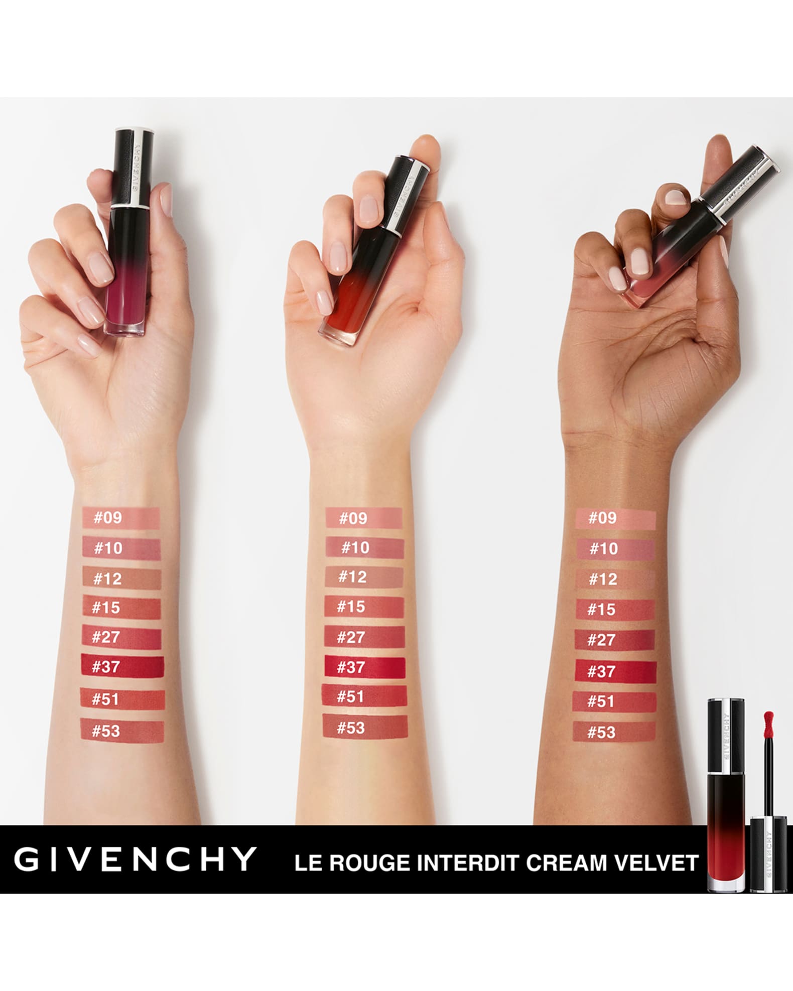 Givenchy Le Rouge Interdit Cream Velvet Lipstick, 1.4 oz. | Neiman Marcus