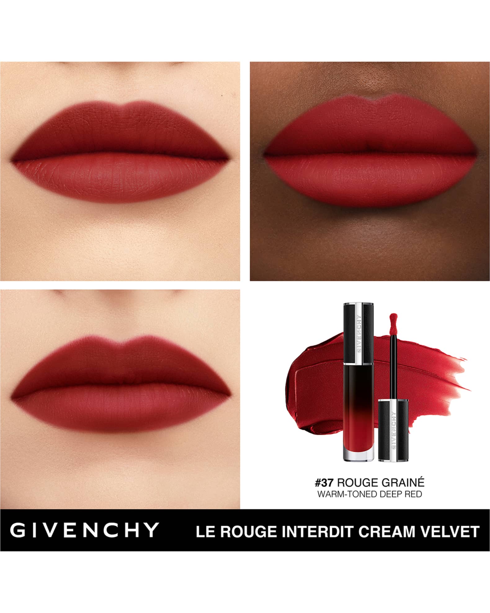 Givenchy Le Rouge Interdit Cream Velvet Lipstick, 1.4 oz. | Neiman Marcus