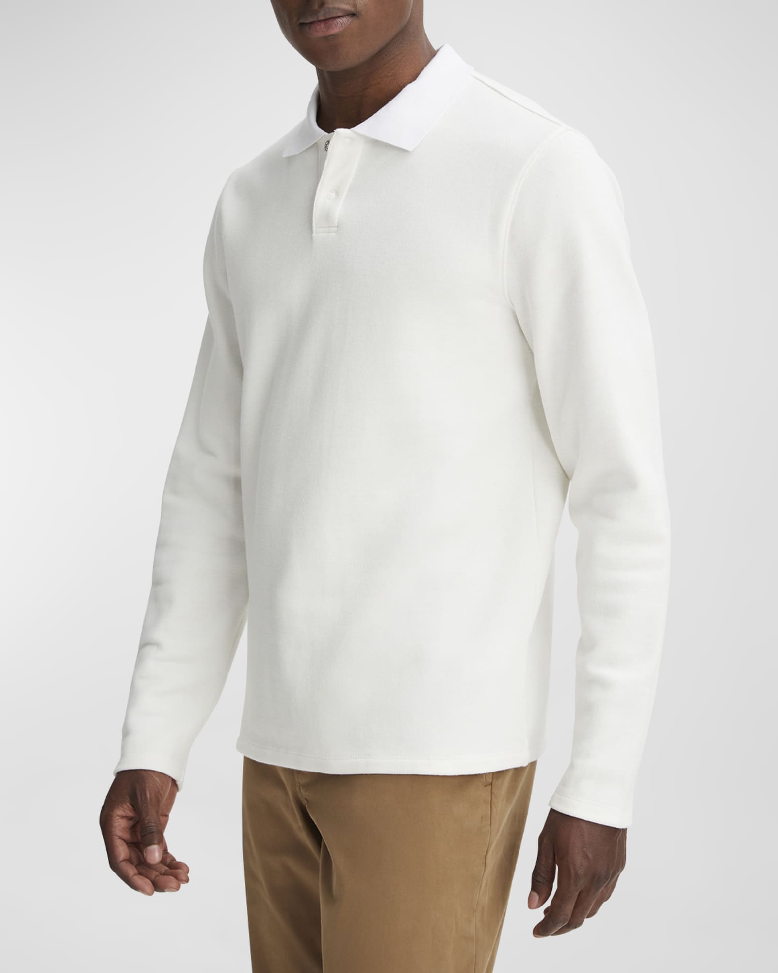 Vince Men's Double-Knit Pique Polo Shirt | Neiman Marcus
