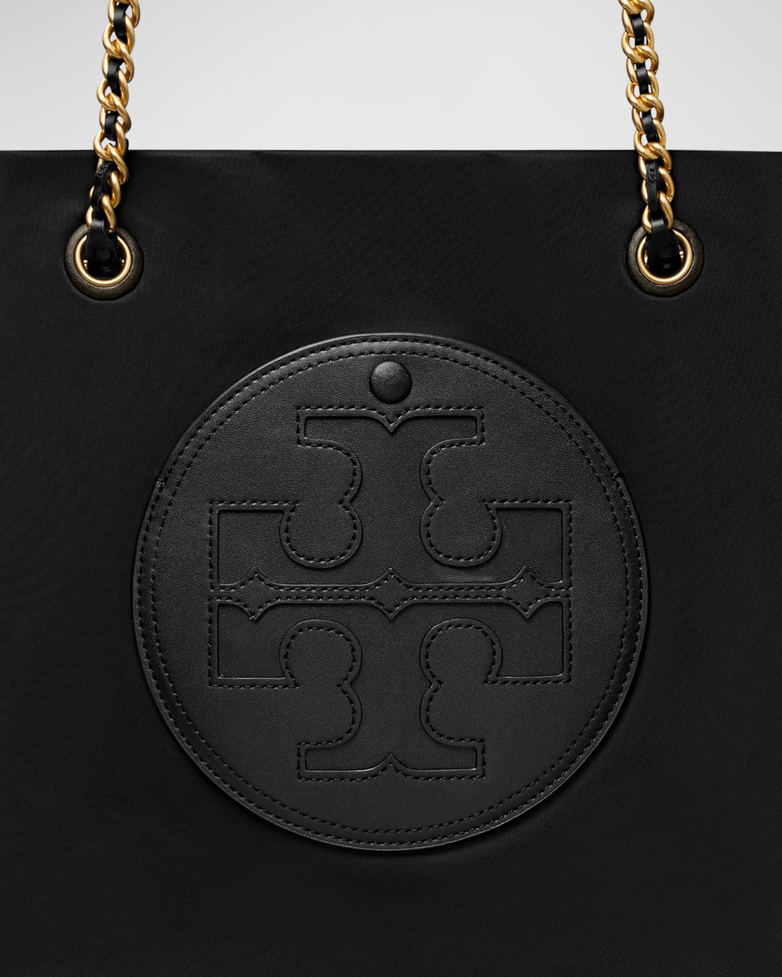 Tory Burch Ella Leather Chain Tote Bag | Neiman Marcus
