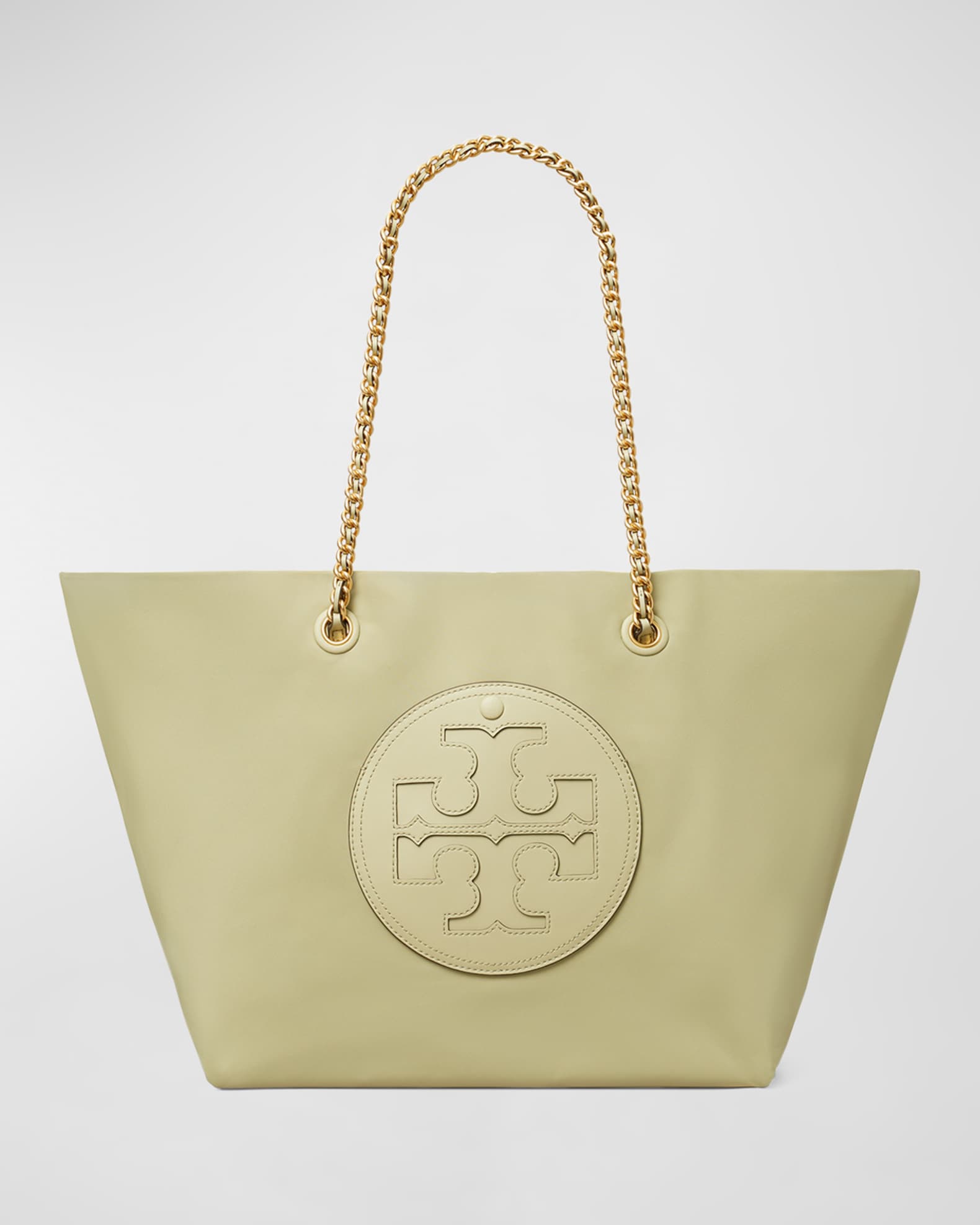 Tory Burch Ella Leather Chain Tote Bag | Neiman Marcus