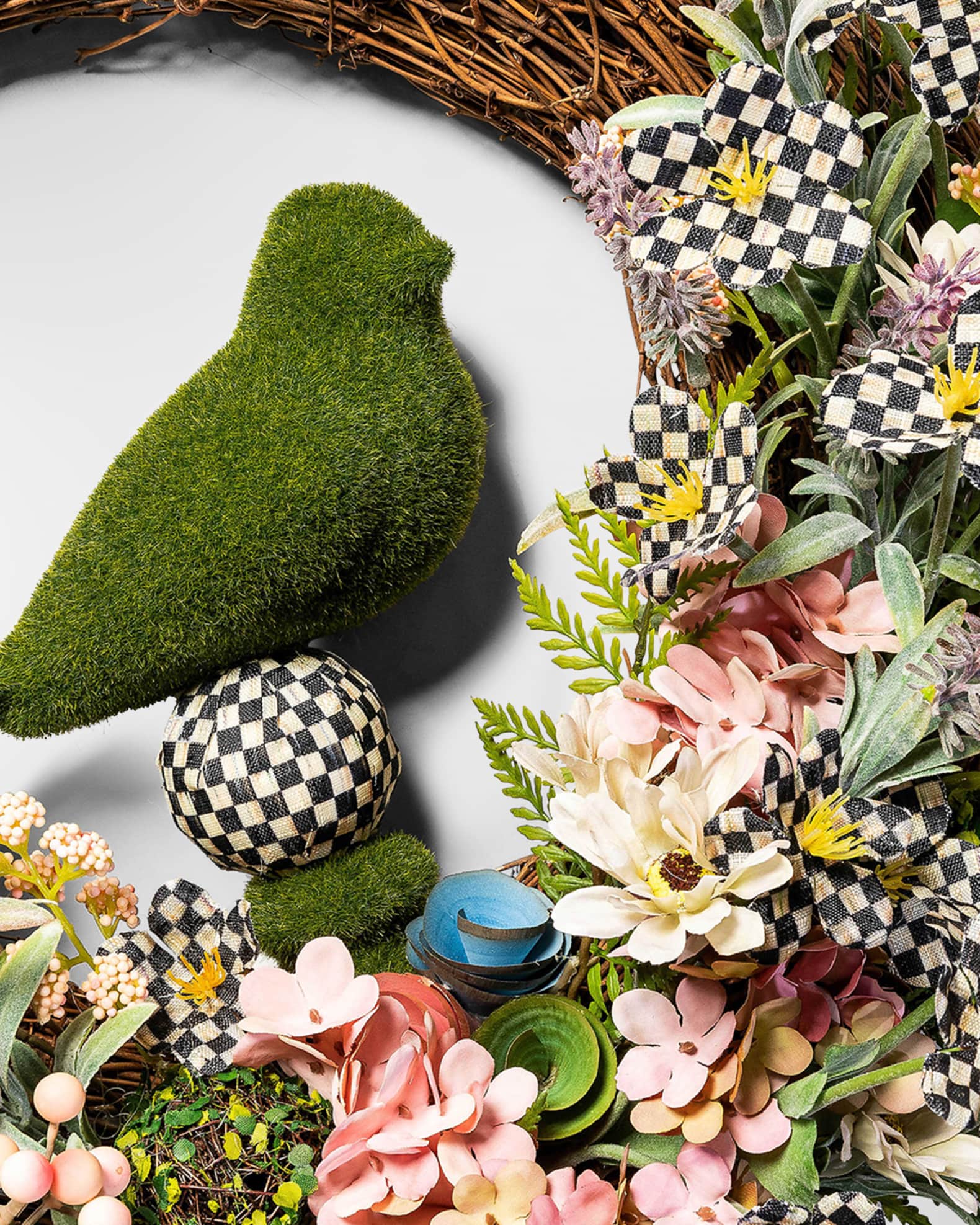 MacKenzie-Childs Spring Fling Bird Easter Wreath | Neiman Marcus