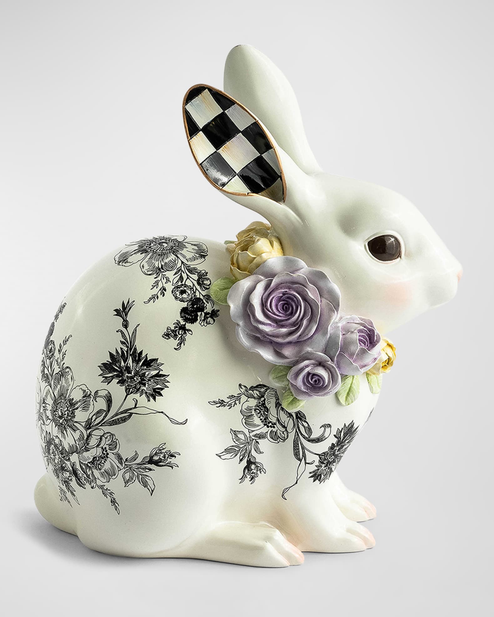 MacKenzie-Childs Short Butterfly Toile Rabbit | Neiman Marcus