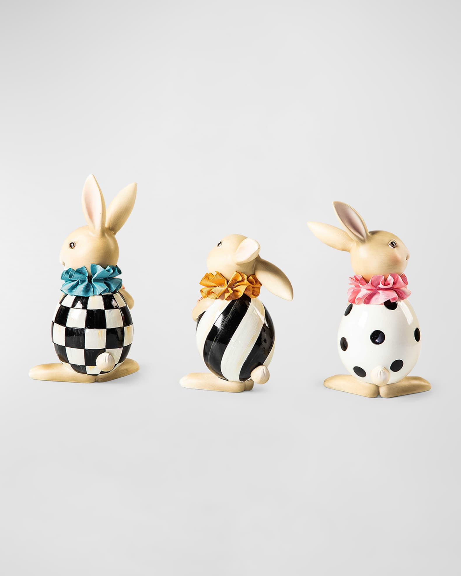 MacKenzie-Childs Spring Fling Rabbit Trio | Neiman Marcus
