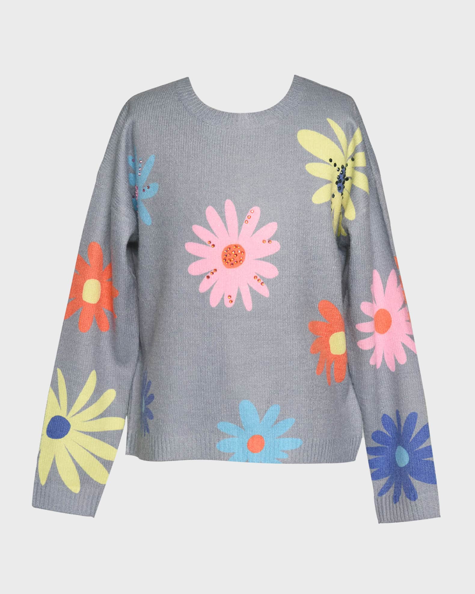 Girl's Flower Sweater | Neiman Marcus