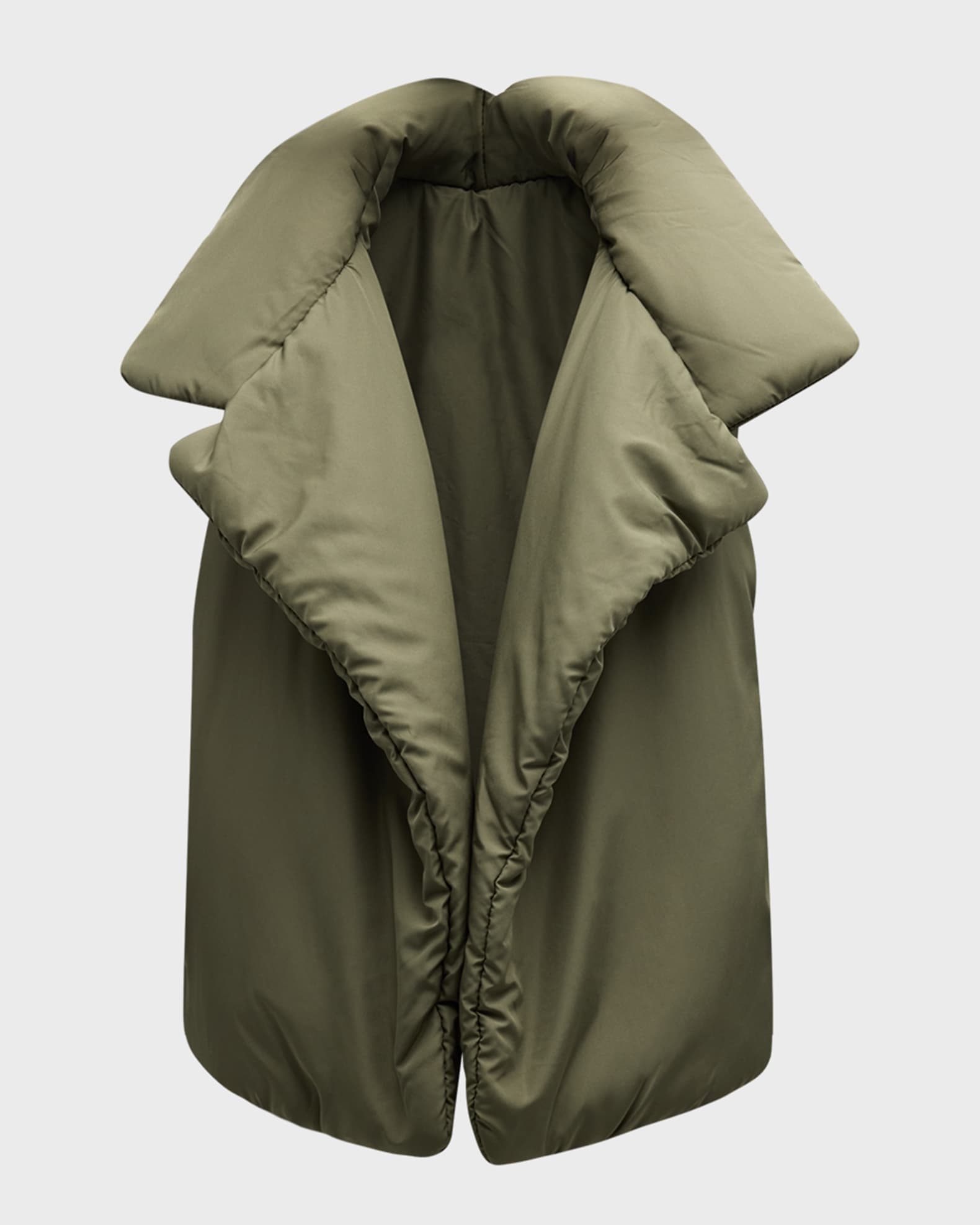 Norma Kamali Sleeveless Sleeping Bag Vest | Neiman Marcus
